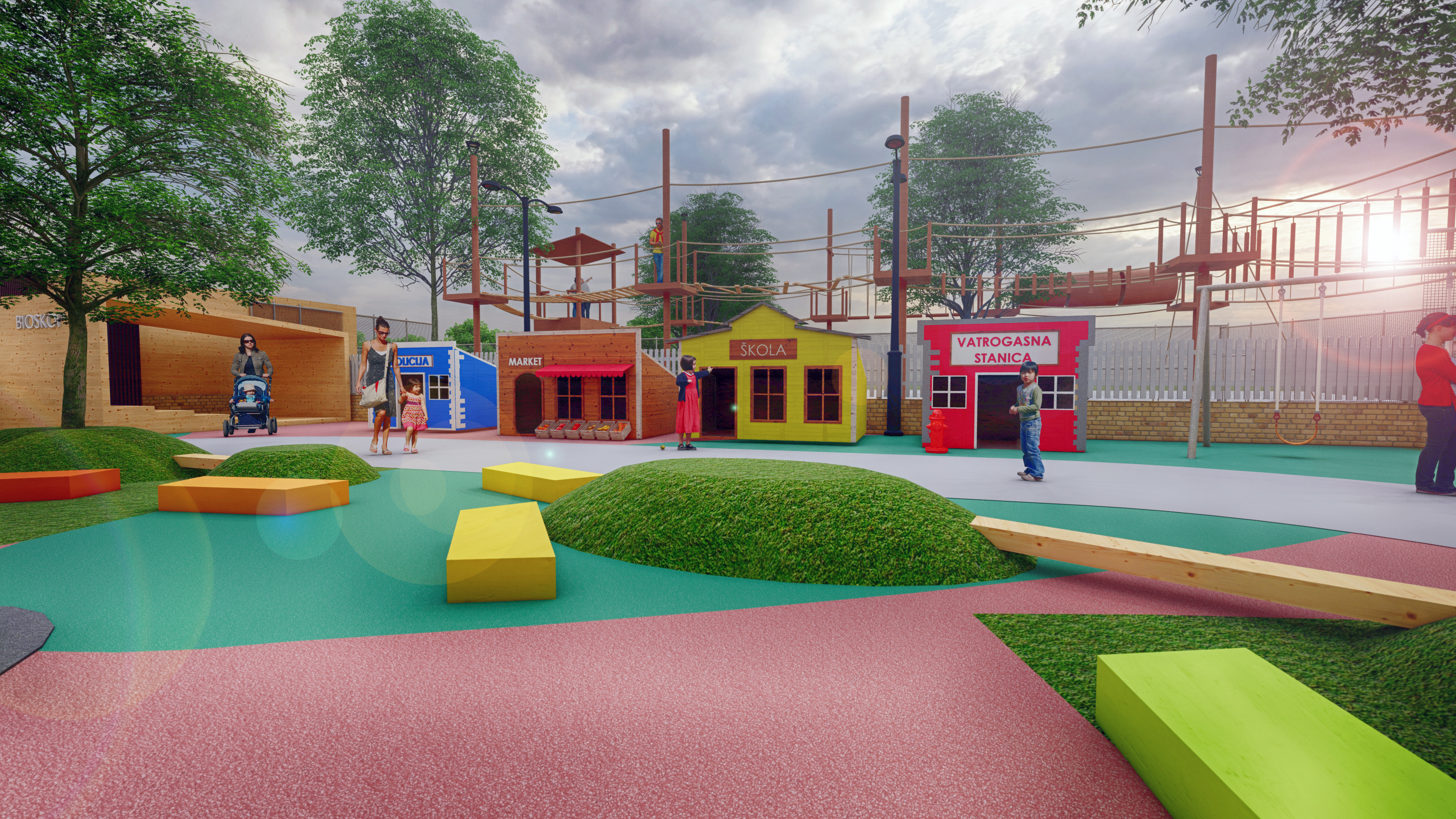 Mini City playground for Kids by ARSA architects - Architizer