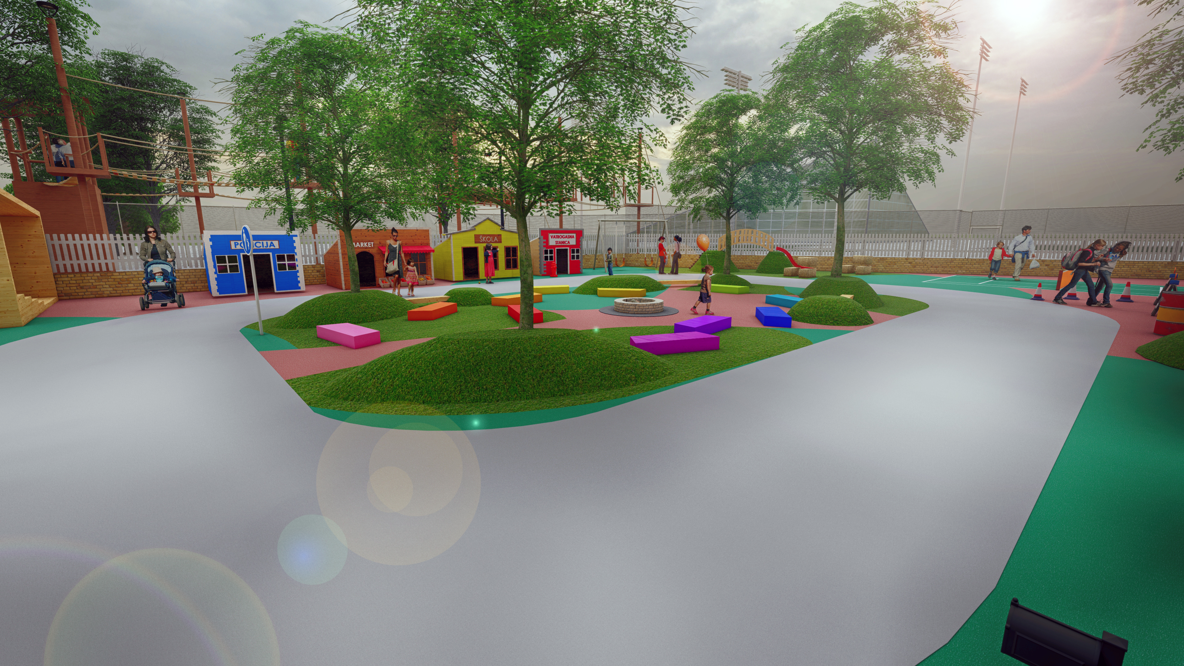 Mini City playground for Kids by ARSA architects - Architizer