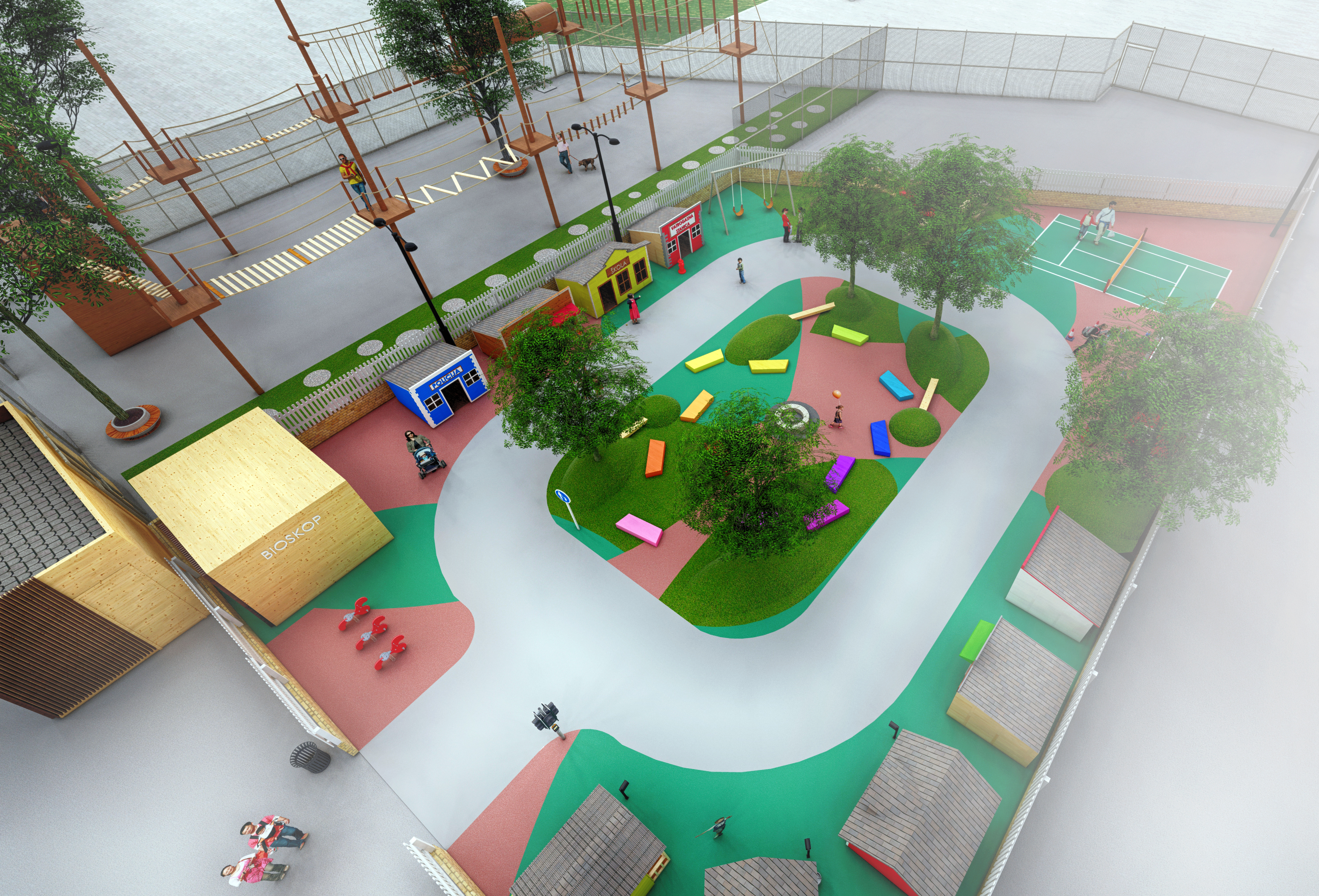 Mini City playground for Kids by ARSA architects - Architizer