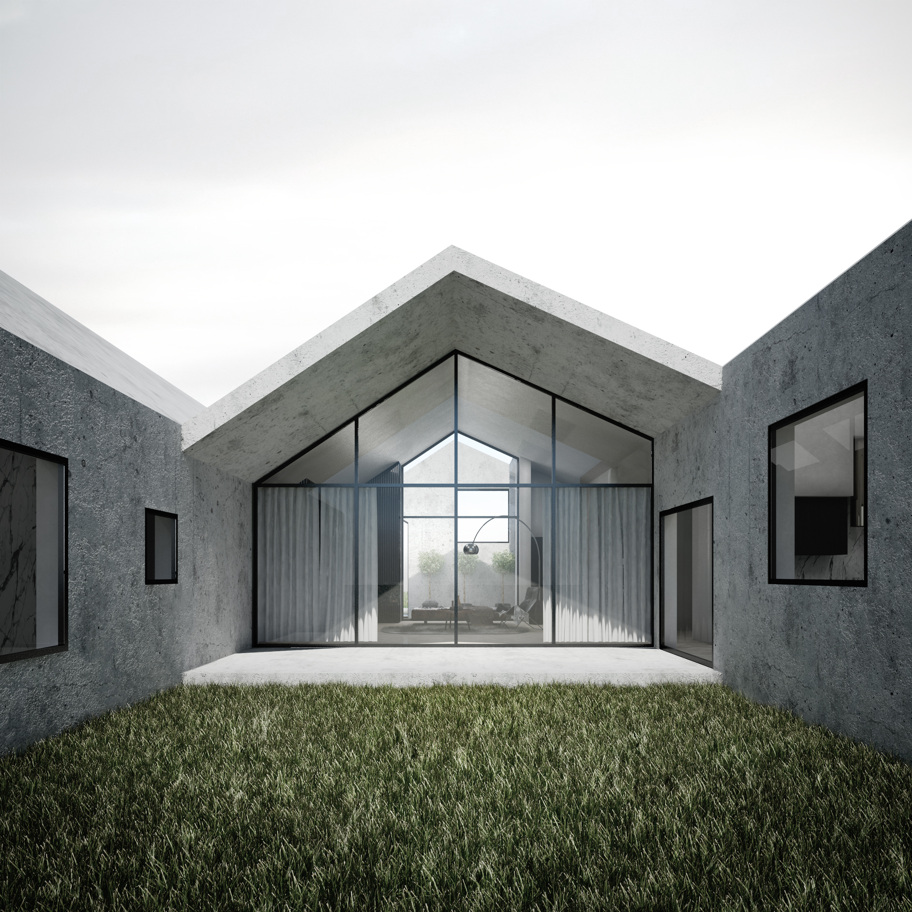 Asymmetric House by kailistudio - Architizer
