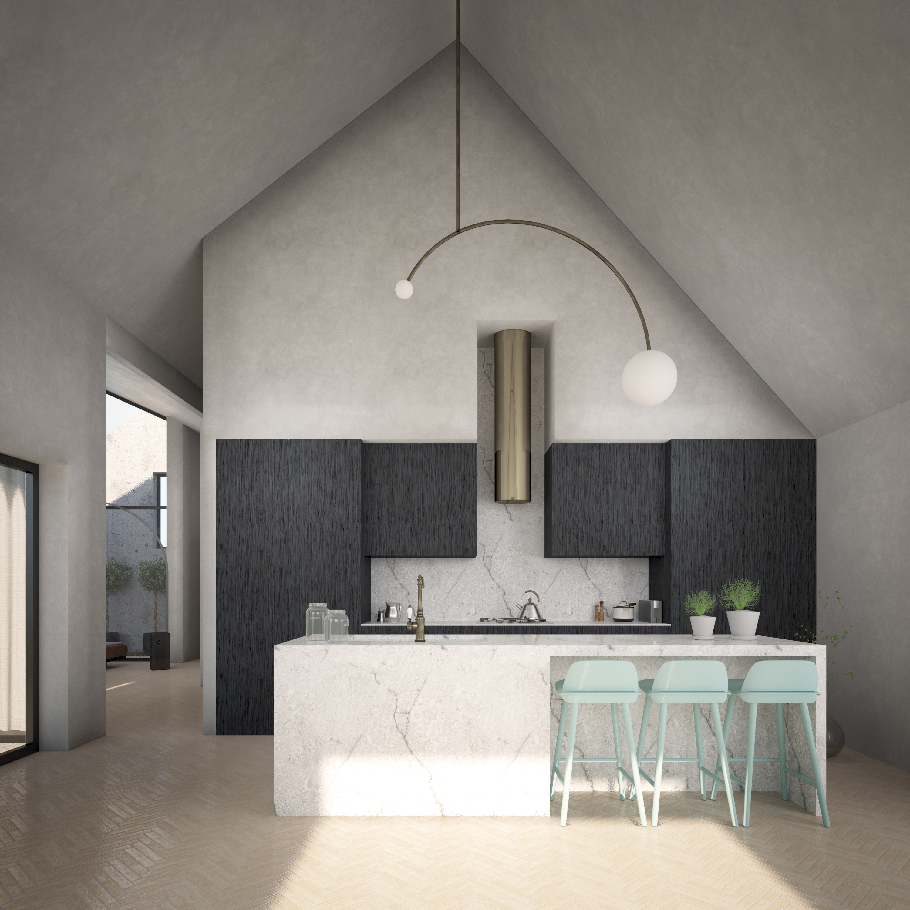 Asymmetric House by kailistudio - Architizer