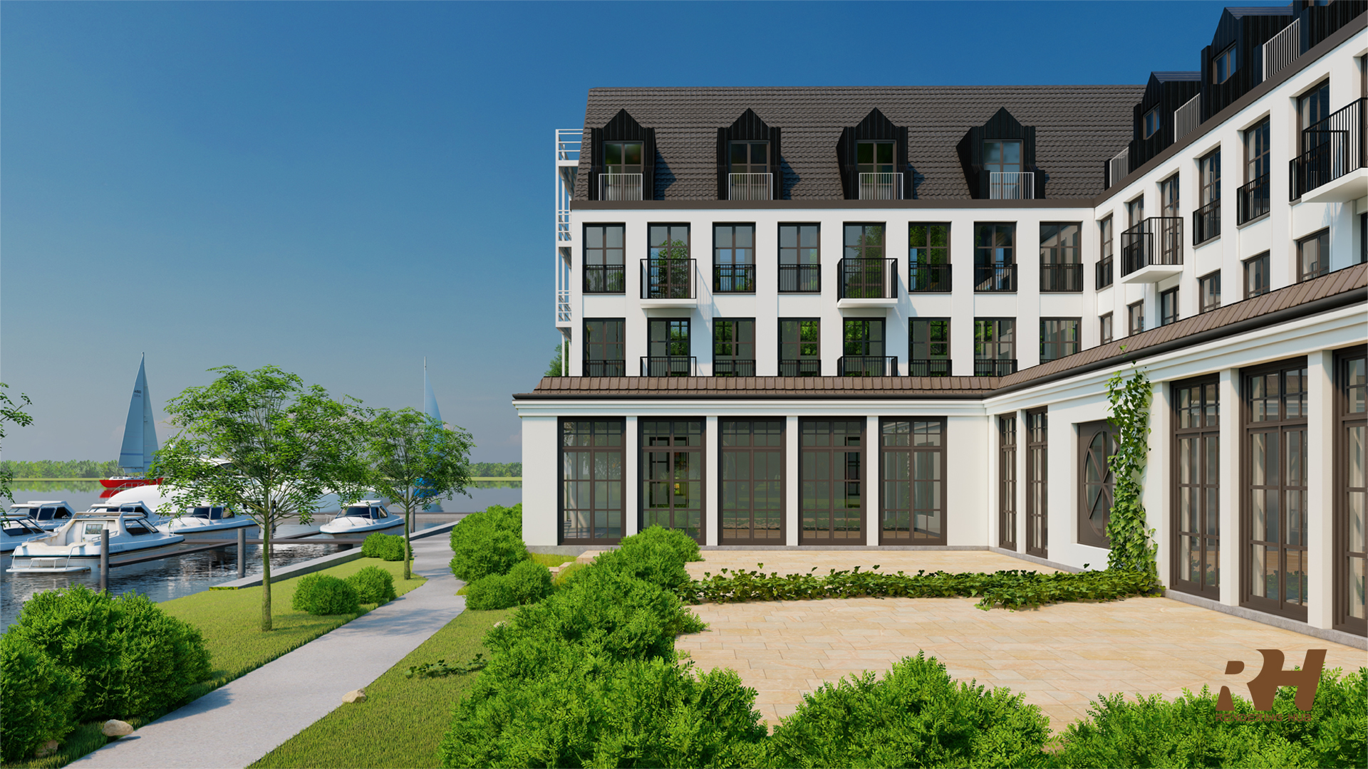 Lake Side Hotel Design by Rendering Hub - Architizer