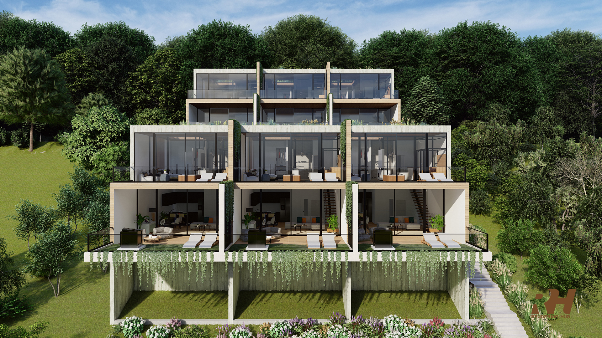 Lodge Design by Rendering Hub - Architizer