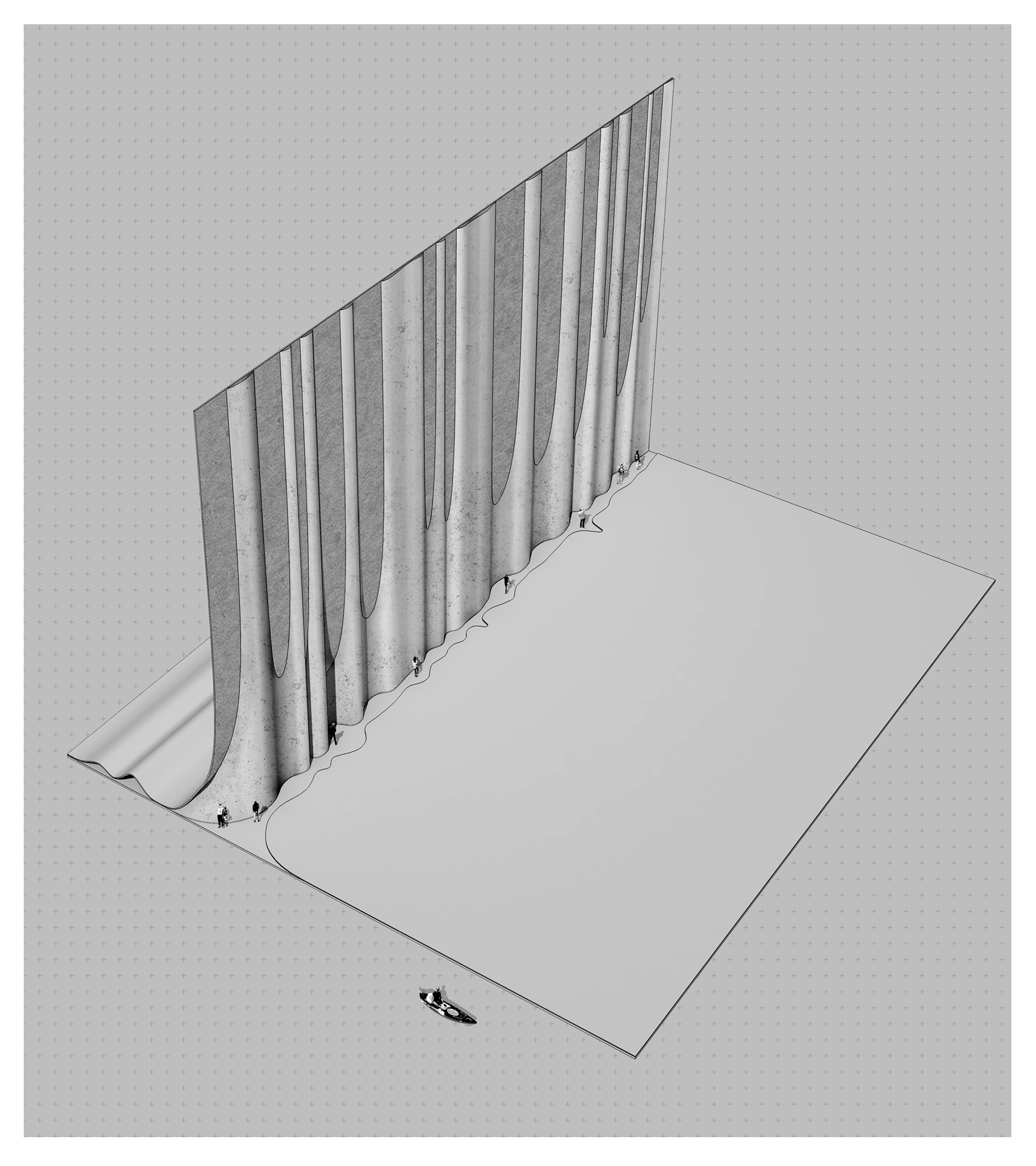 Waterfall Temple by Antireality - Architizer