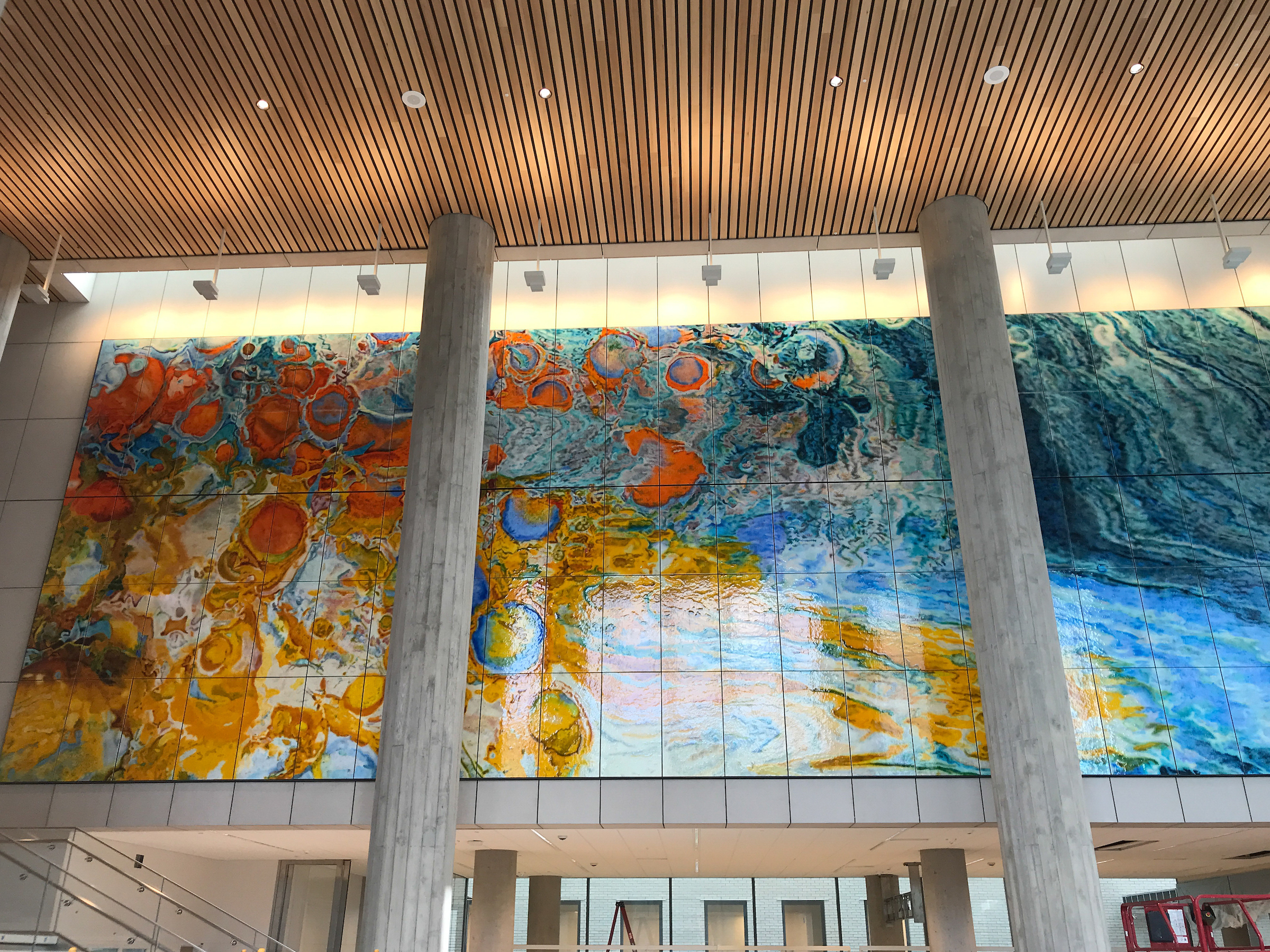 Multnomah County Central Courthouse Lobby Artwork by Bullseye Studio ...