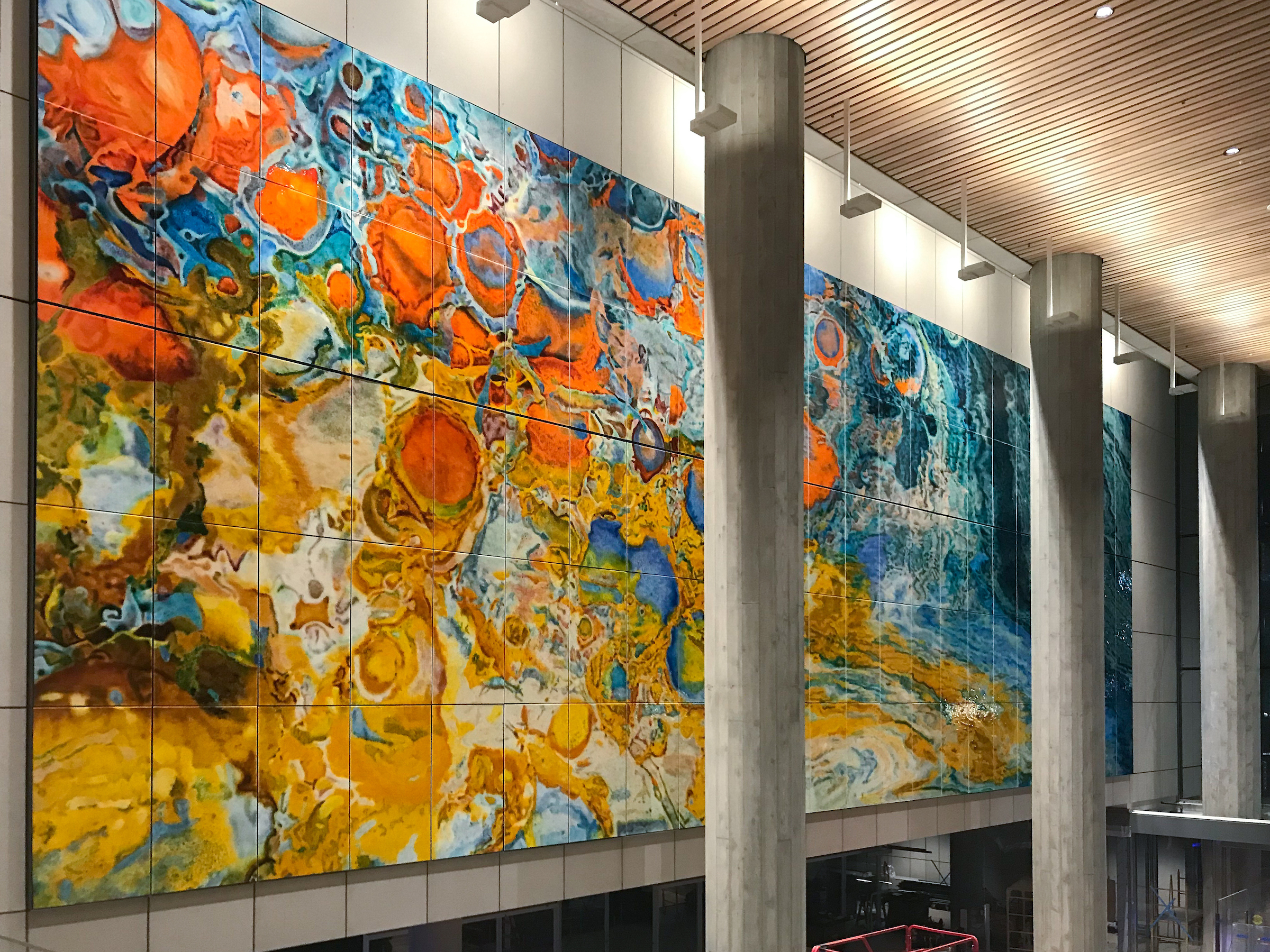 Multnomah County Central Courthouse Lobby Artwork by Bullseye Studio ...