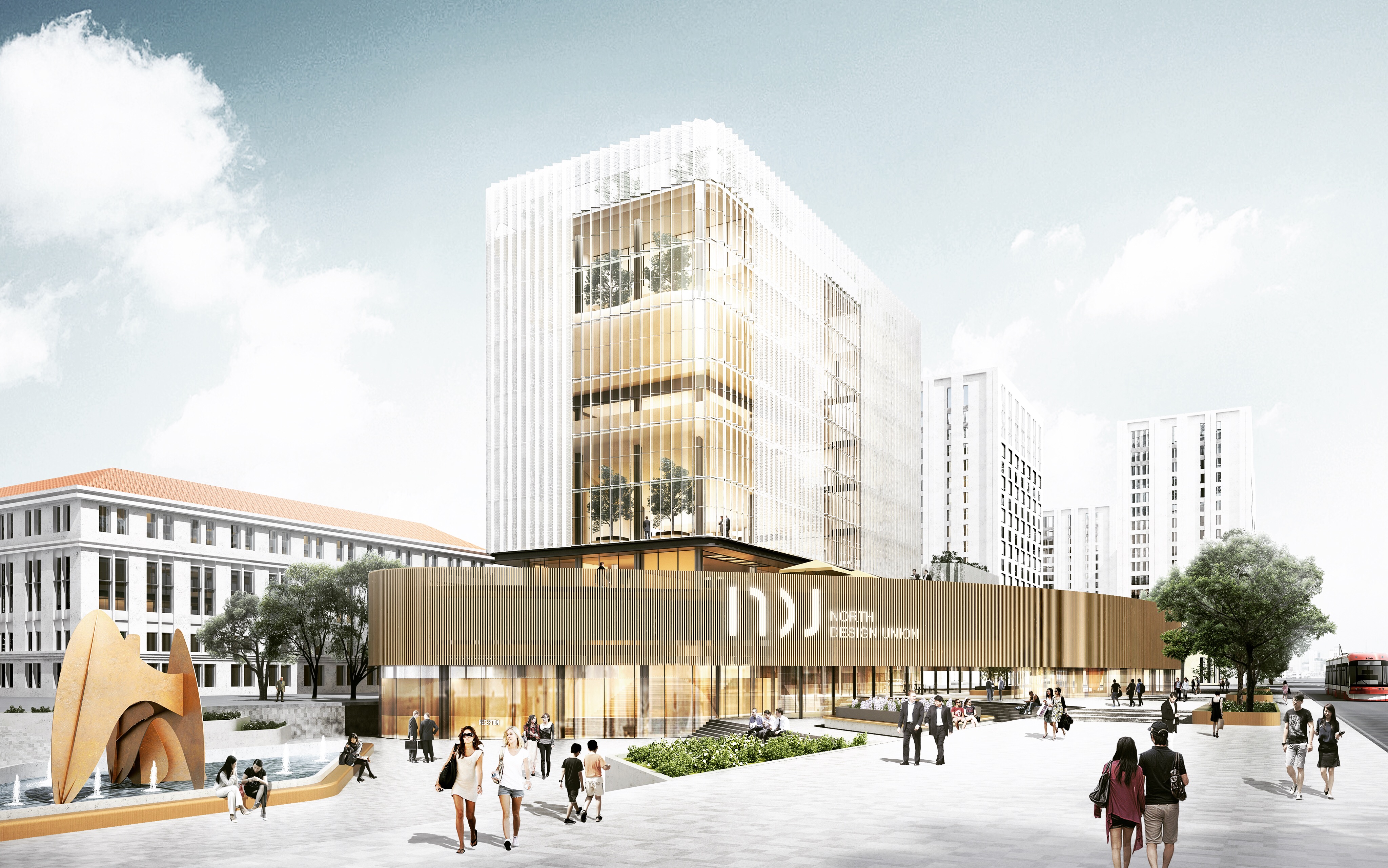 Tianjin NDU Headquarters by 1CStudio - Architizer