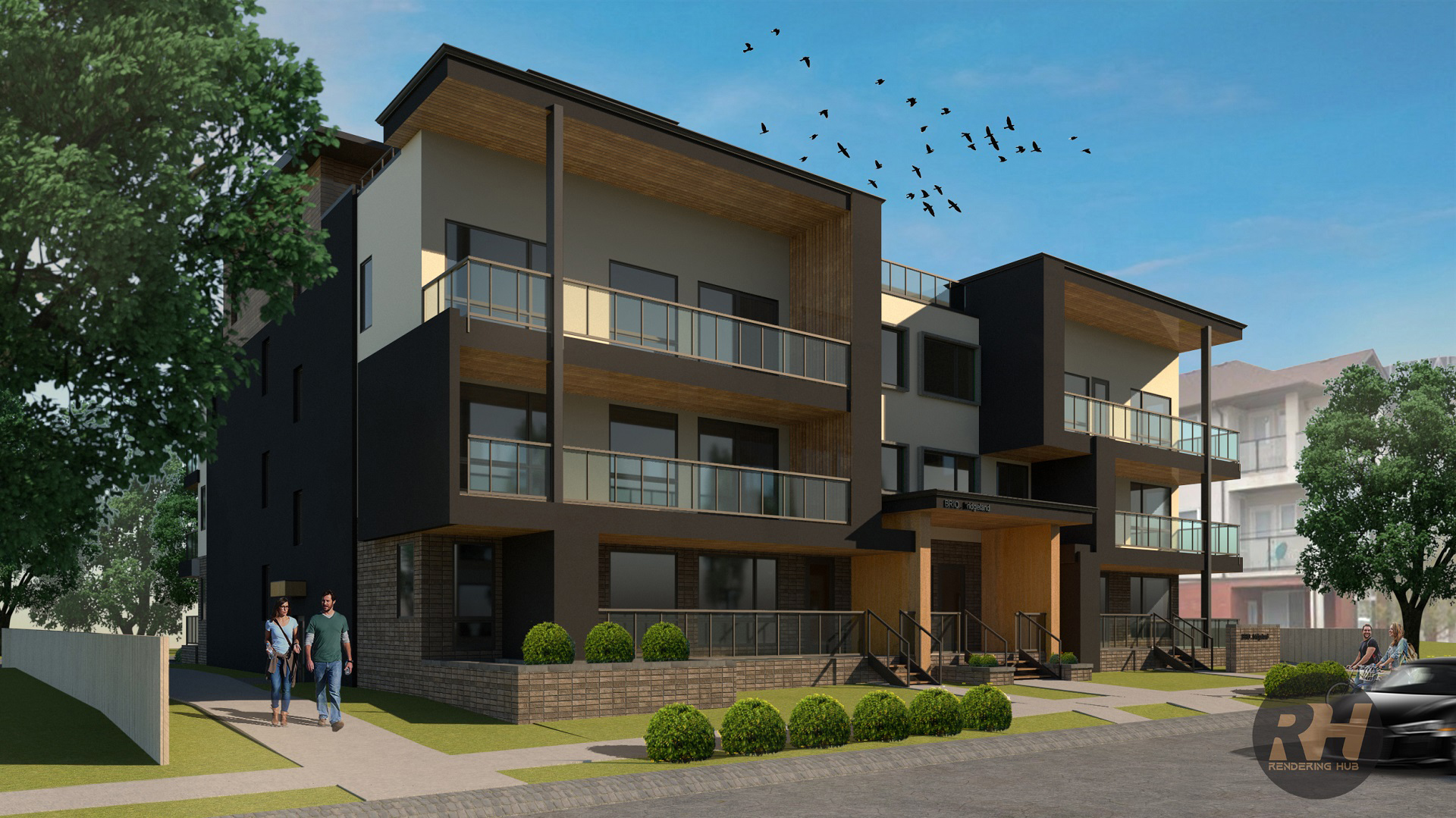 Residential Multi Unit Apartment by Rendering Hub - Architizer