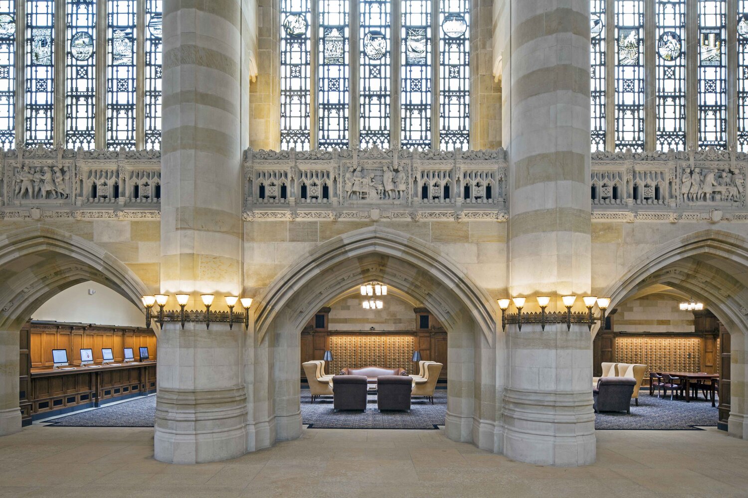 Sterling Memorial Library Interior Restoration by Jablonski Building ...