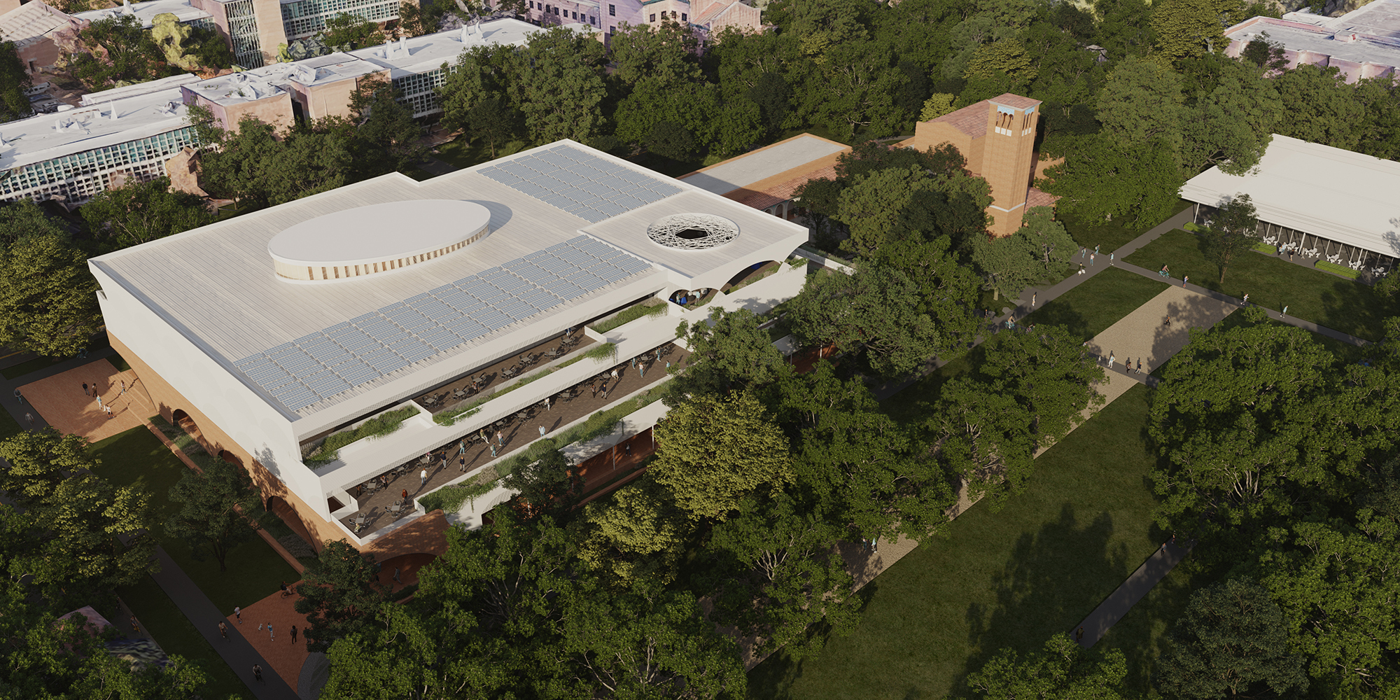 Rice Student Center (Competition) by Miró Rivera Architects - Architizer