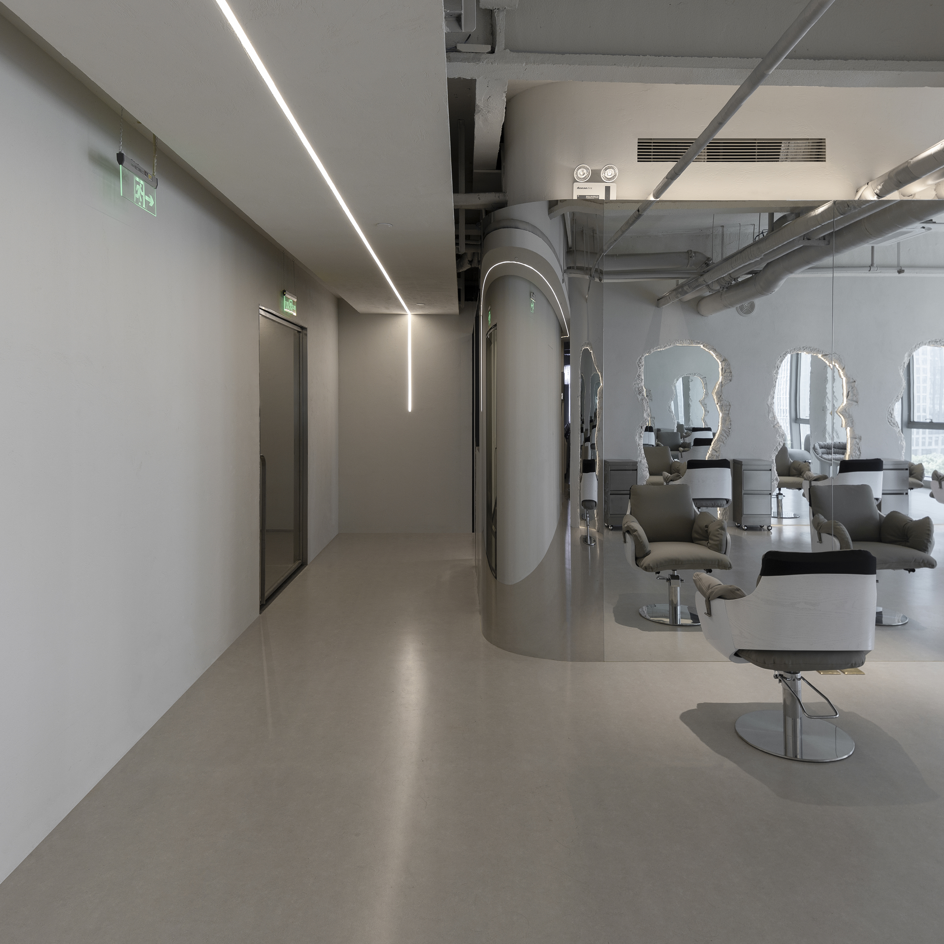 Mirror Cube Hair Salon by Atelier Right Hub - Architizer