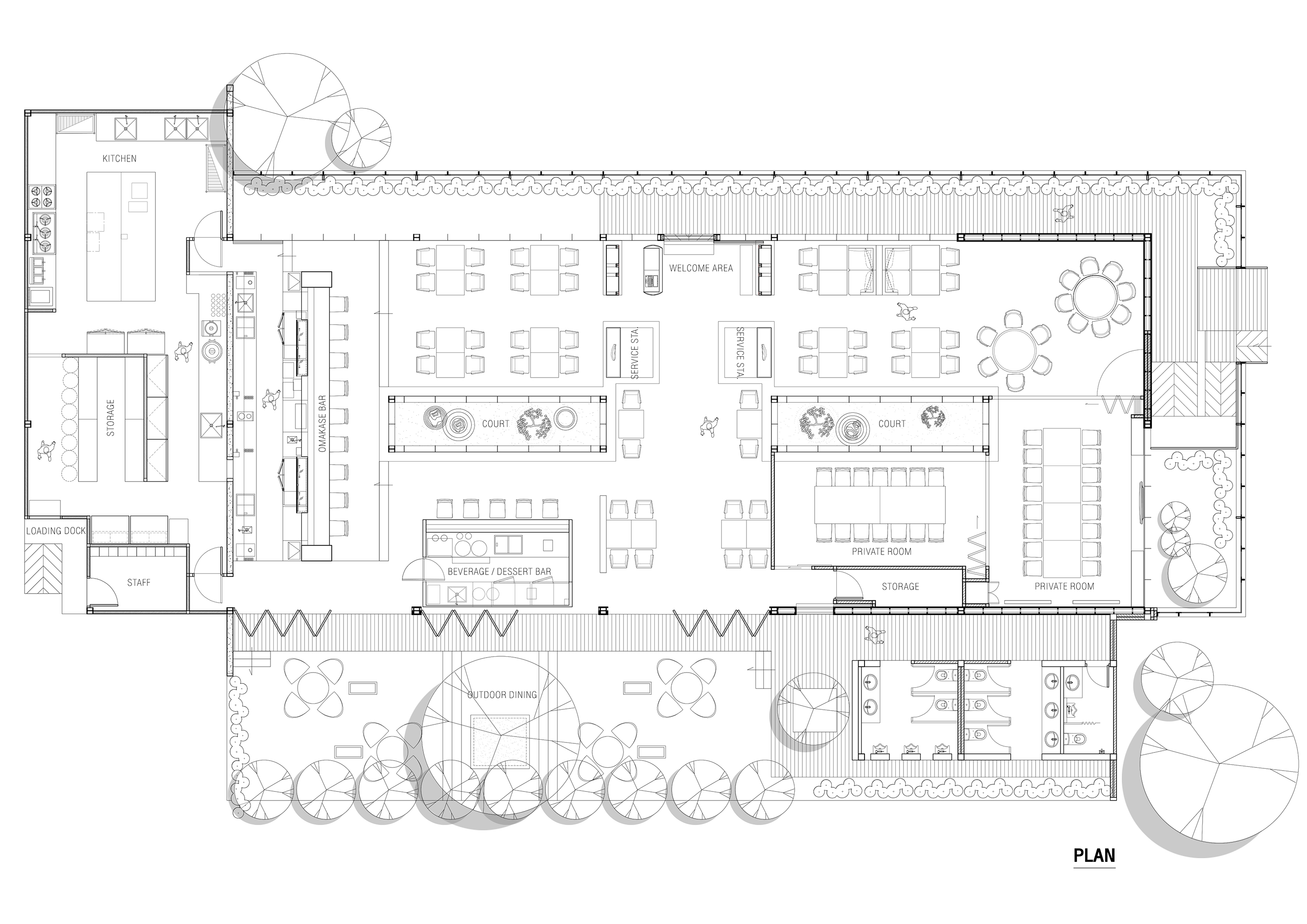 Mizu Mori Japanese Restaurant by Architecture's Matter - Architizer