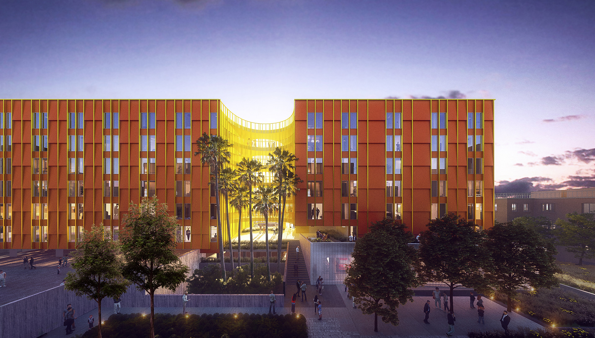 Green Dot Animo Leadership High School by Brooks + Scarpa Architects ...