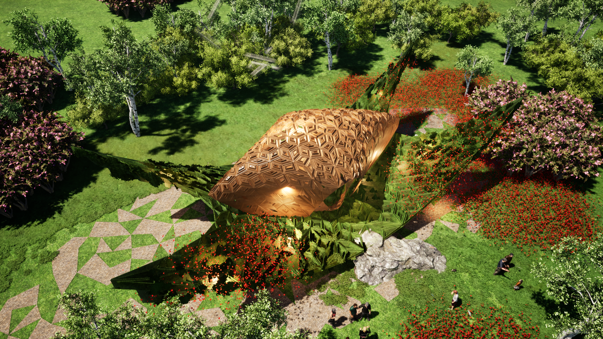 Pattern Pavilion by Interdisciplinary Design Universe - Architizer