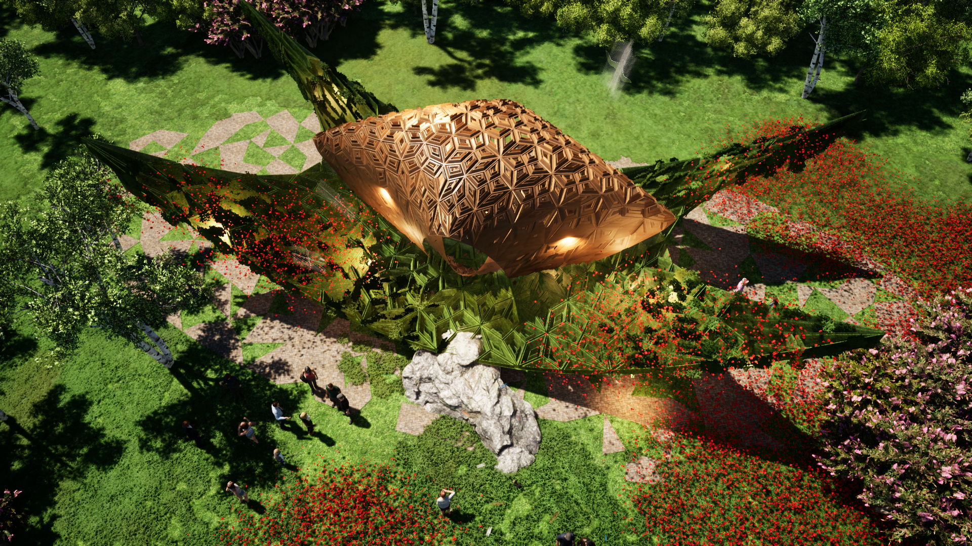 Pattern Pavilion by Interdisciplinary Design Universe - Architizer