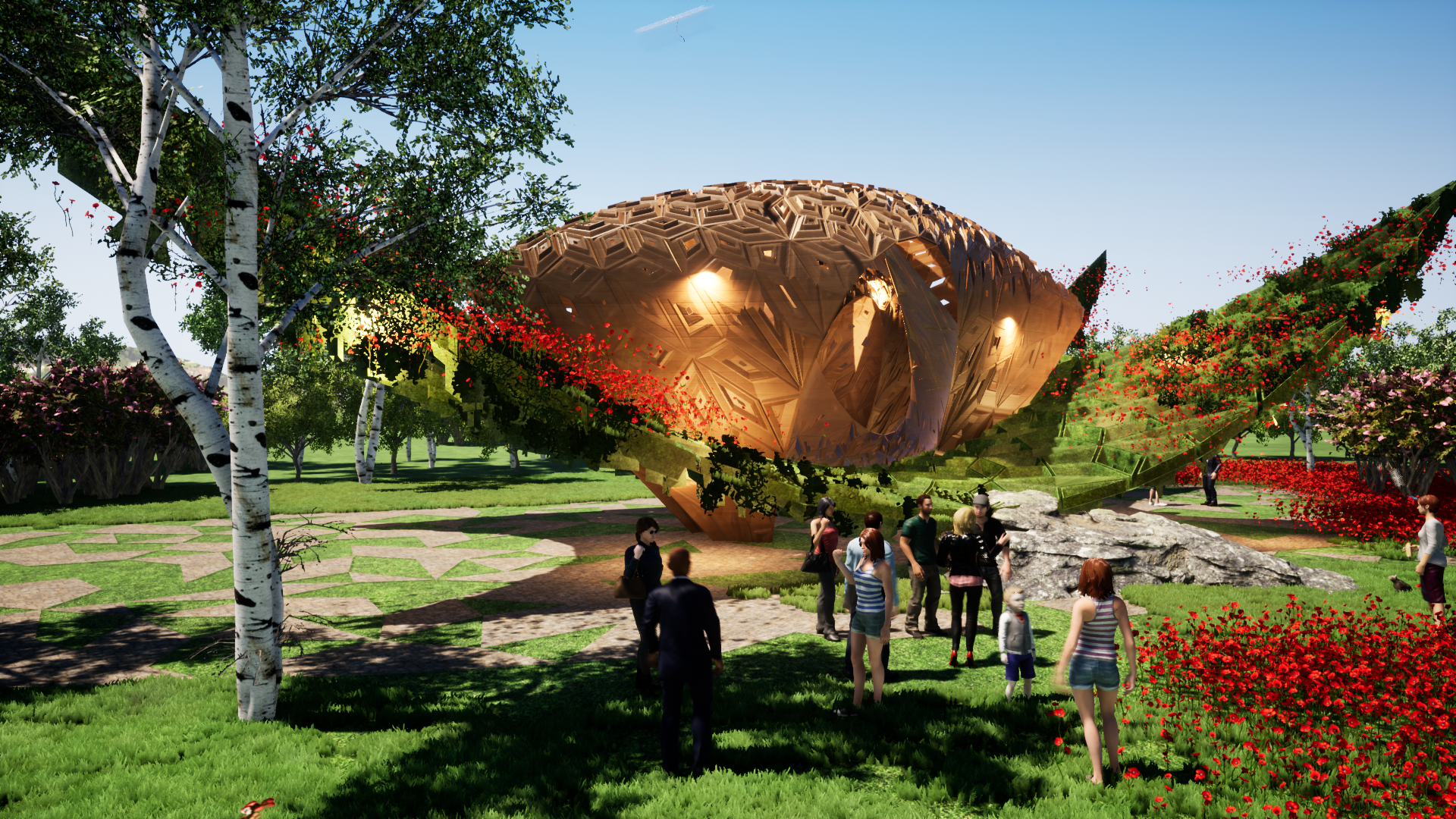 Pattern Pavilion by Interdisciplinary Design Universe - Architizer