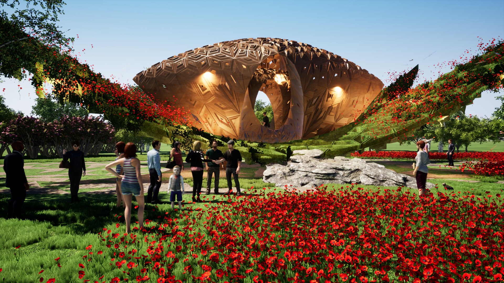 Pattern Pavilion by Interdisciplinary Design Universe - Architizer