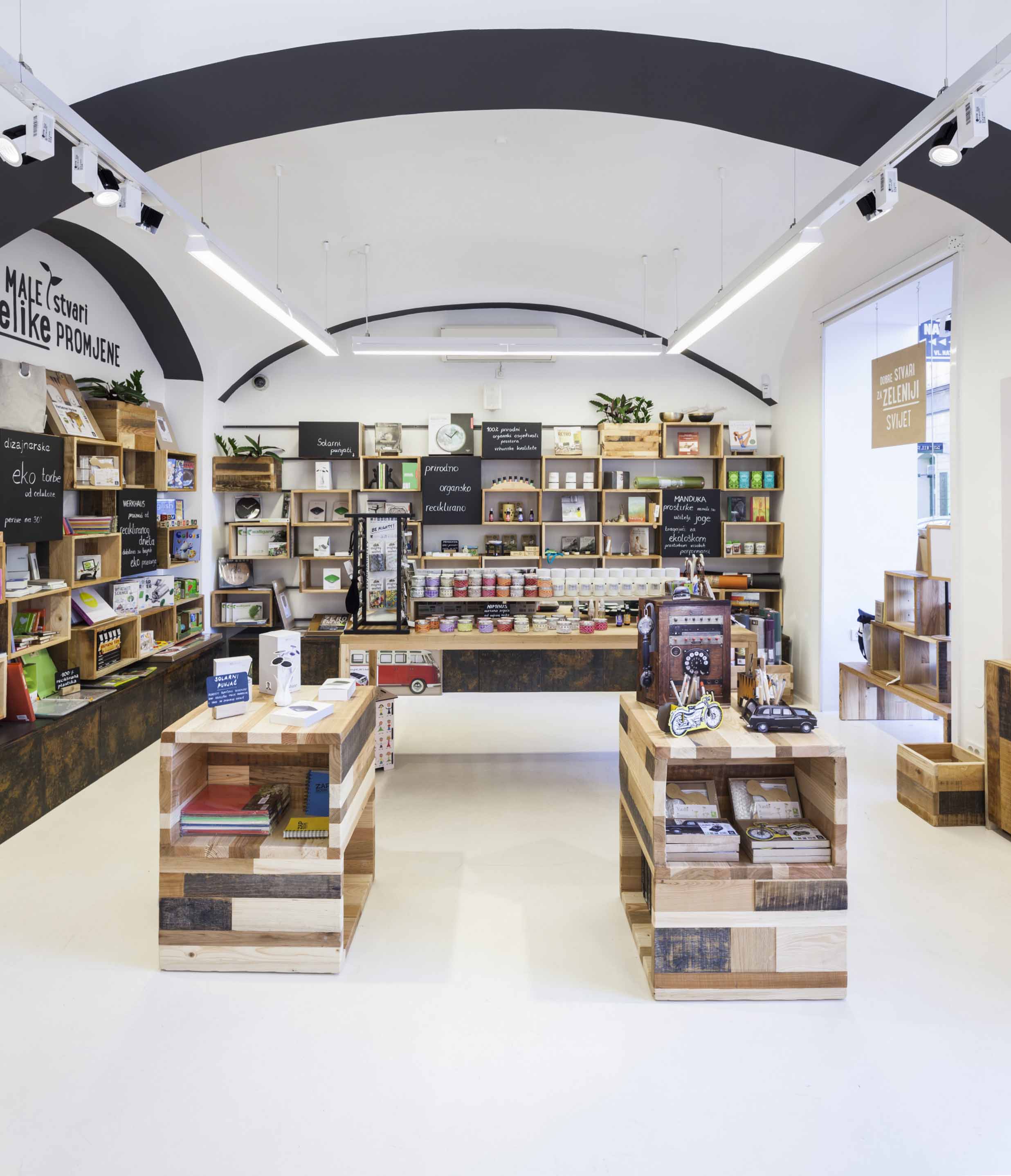 Planetopija - a Bookshop which cares by brigada* - Architizer