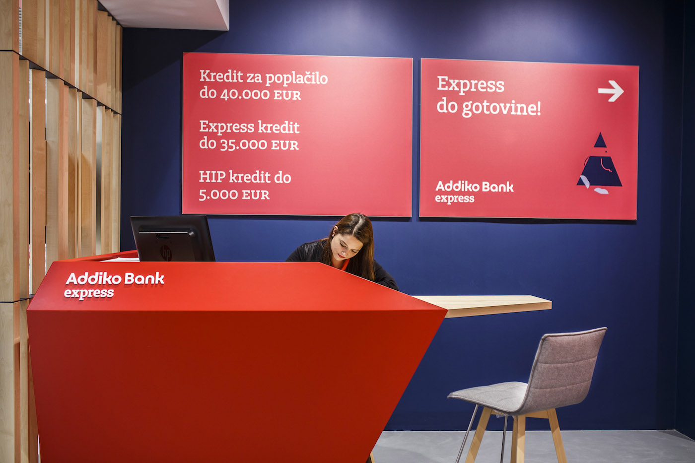 Addiko Bank Express – Probably the fastest bank branch in the Ljubljana ...