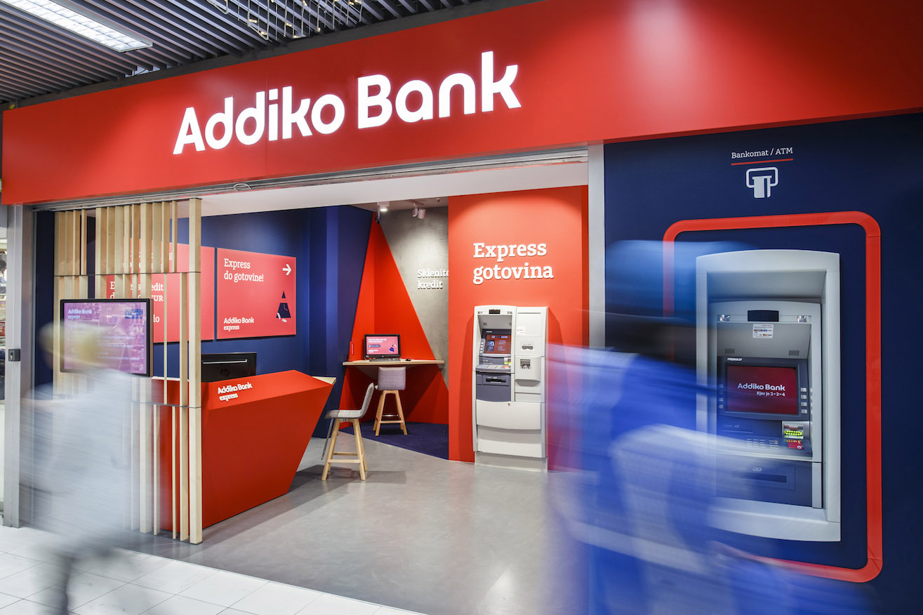 Addiko Bank Express – Probably the fastest bank branch in the Ljubljana ...