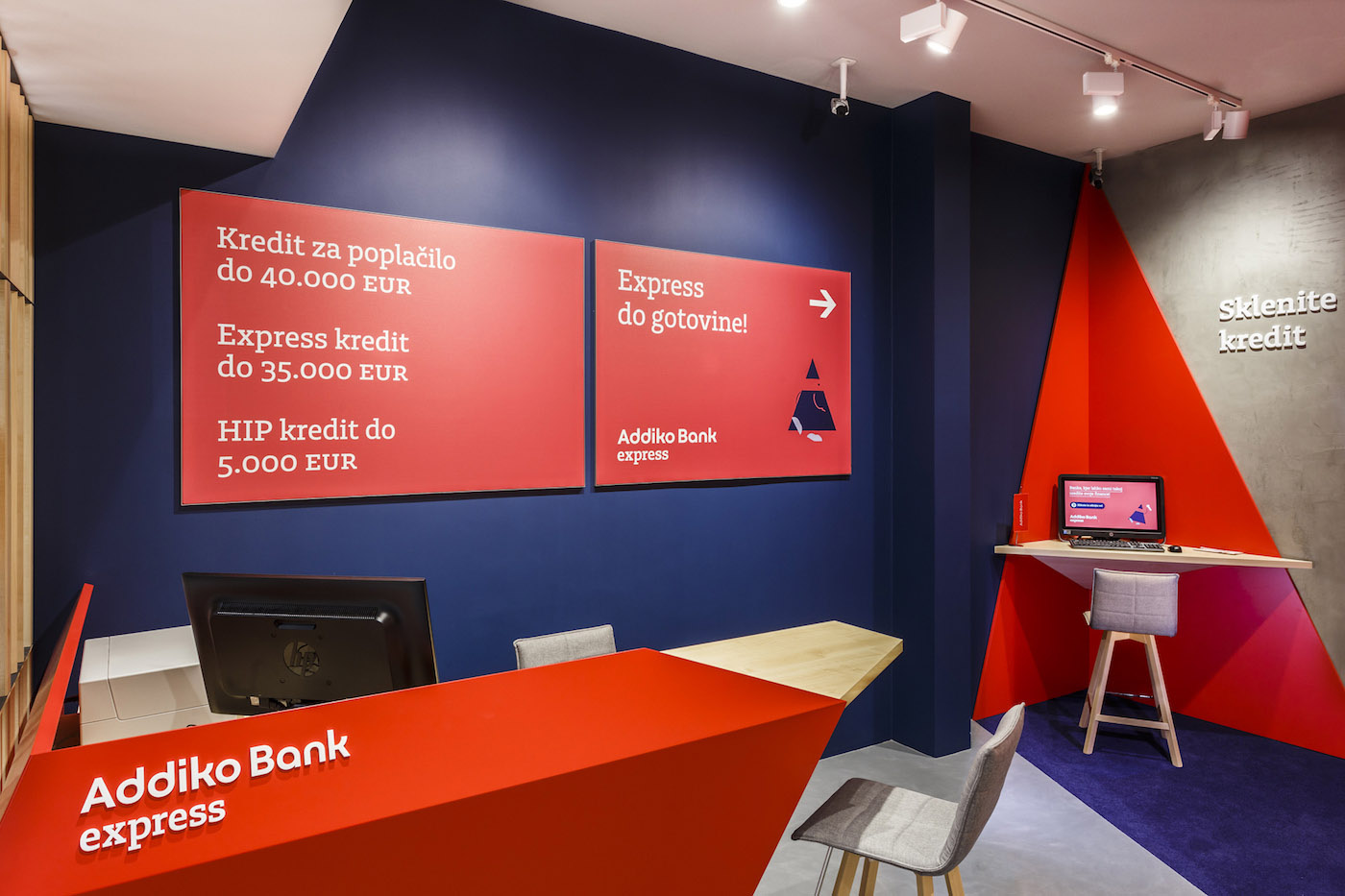 Addiko Bank Express – Probably the fastest bank branch in the Ljubljana ...