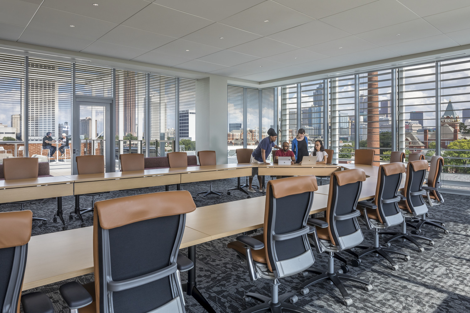 Price Gilbert and Crosland Tower Library Renewal by BNIM - Architizer