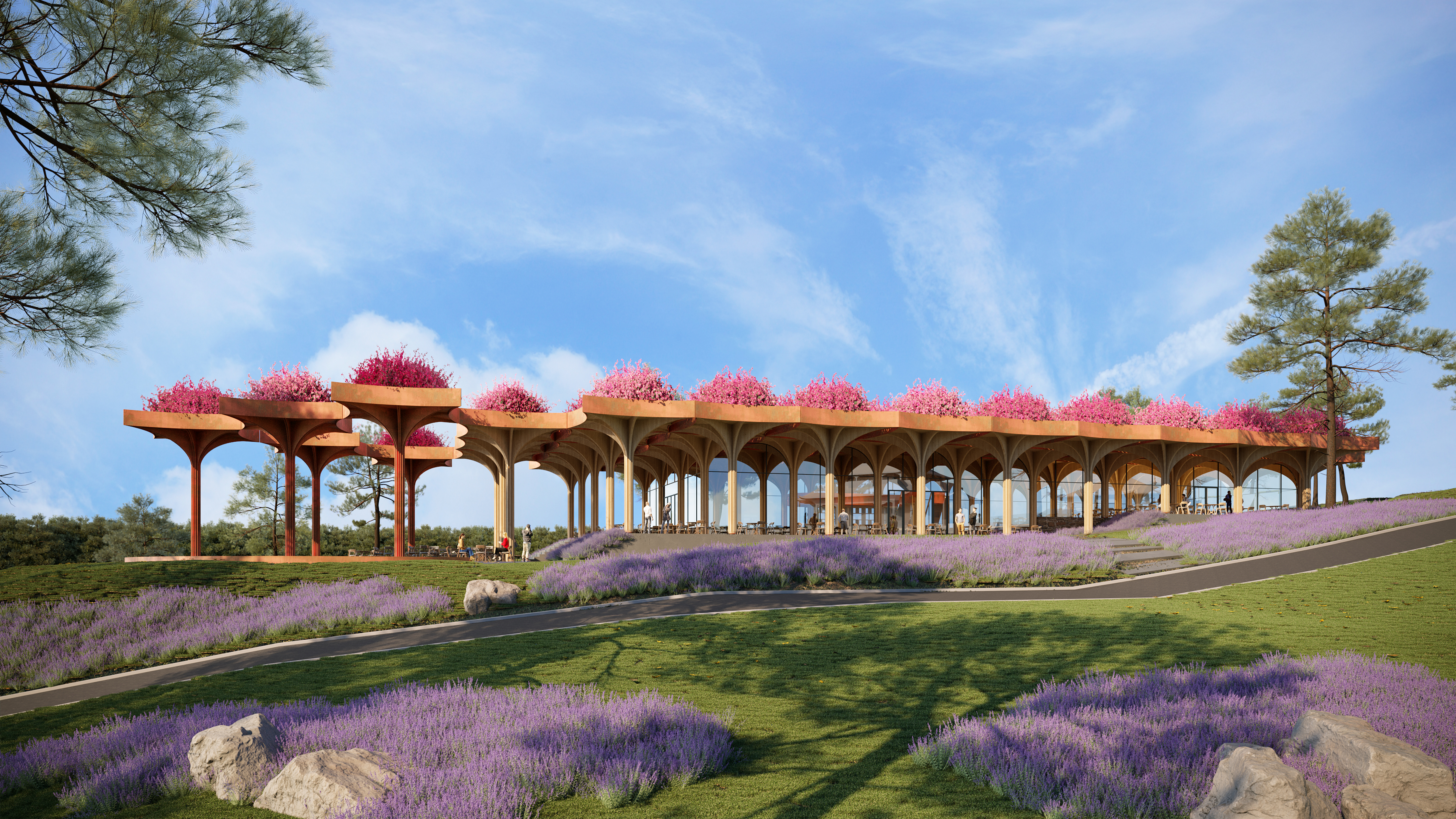 Paper Flower Truss by VHA ARCHITECTS - Architizer