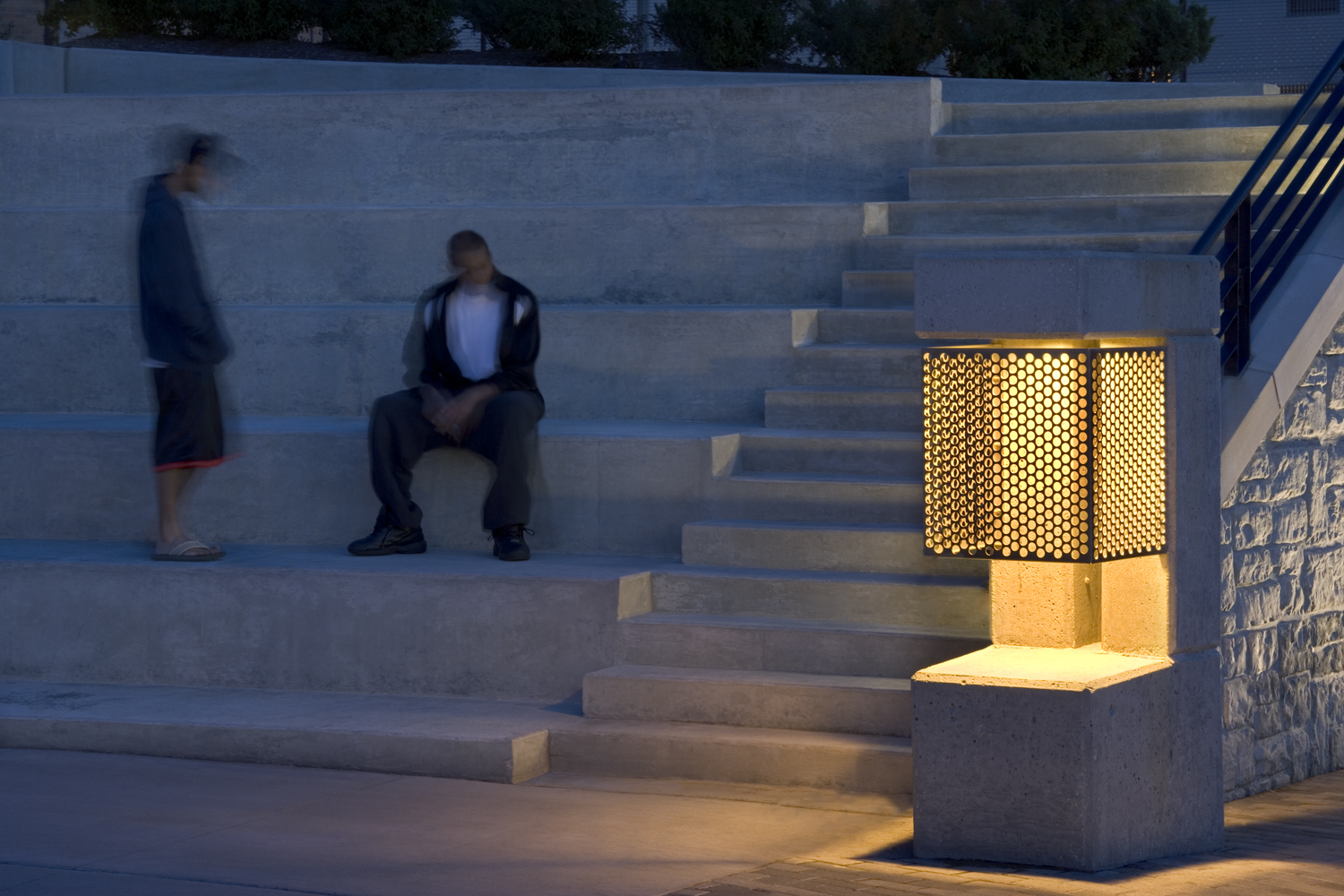 College Avenue Bridge & Amphitheater by International Architects ...