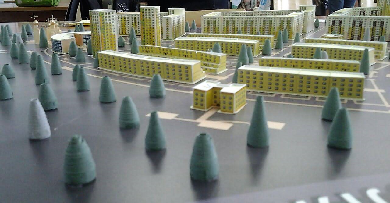 Layout of a microdistrict for 10,000 residents by BaryshevaArch ...