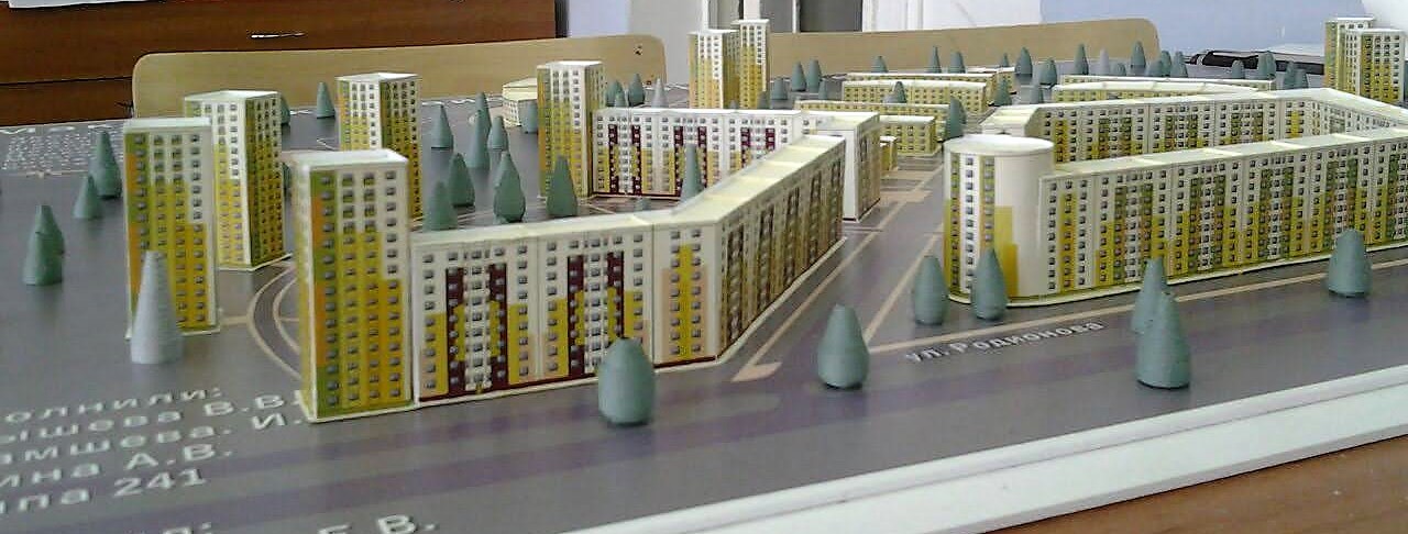Layout of a microdistrict for 10,000 residents by BaryshevaArch ...