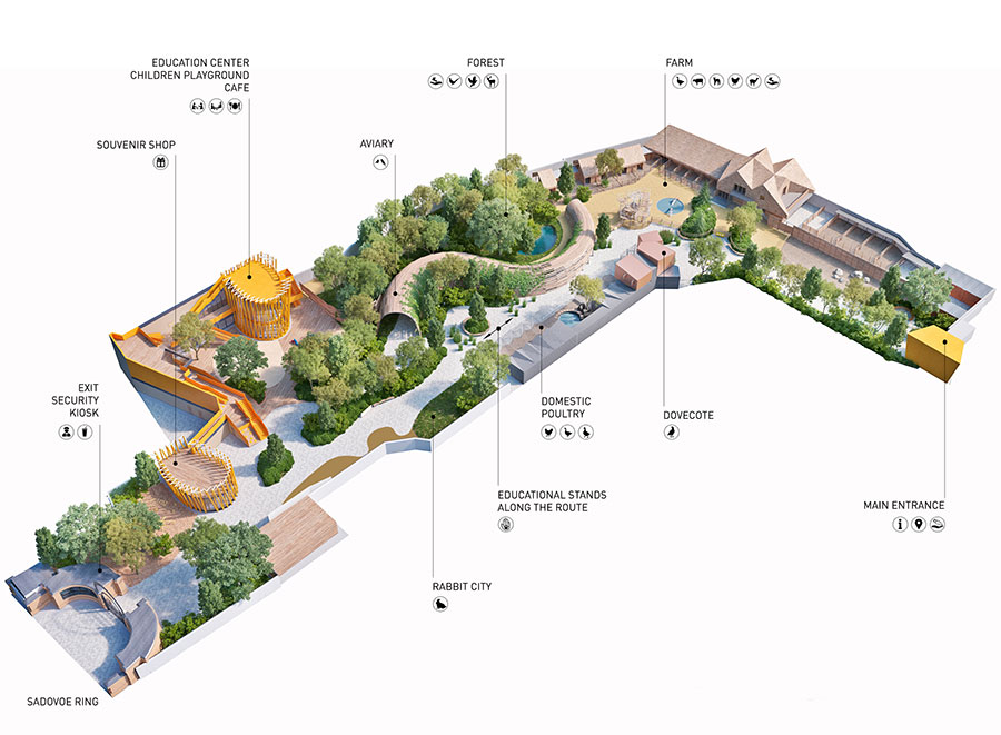 Idea 3251220: CHILDREN'S ZOO by Wowhaus in Moskva, Russia - Architizer