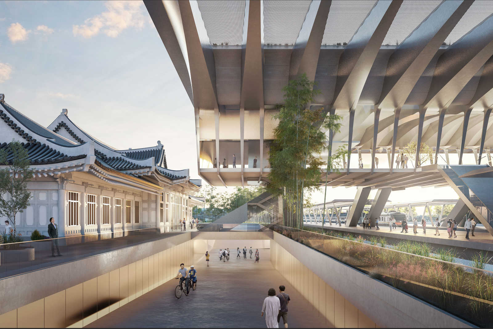 Jeonju station, Jeonju, South Korea by ZJA I Architects & Engineers ...