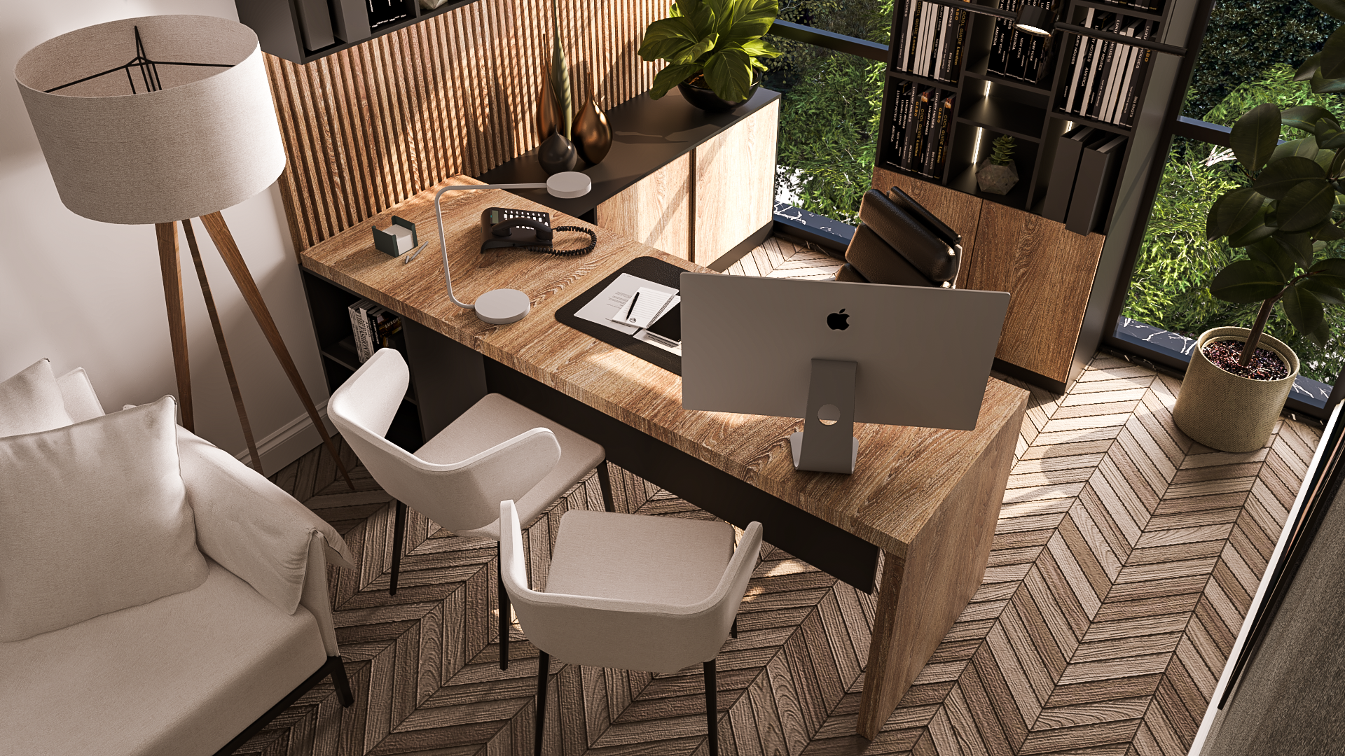 Lawyer's Office Interior Design by burrja design - Architizer