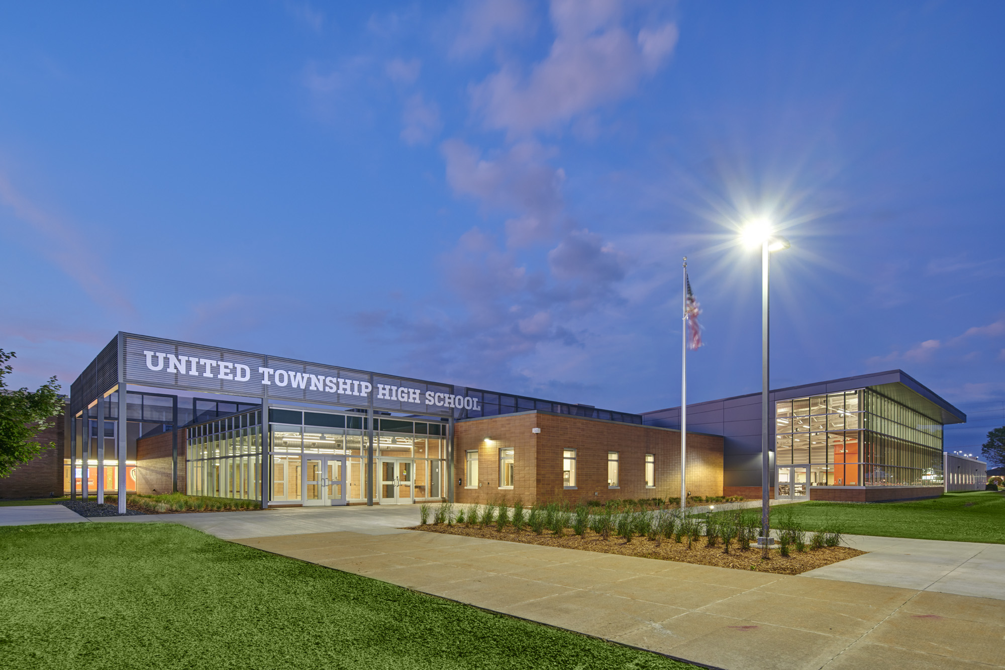 United Township High School by OPN Architects - Architizer