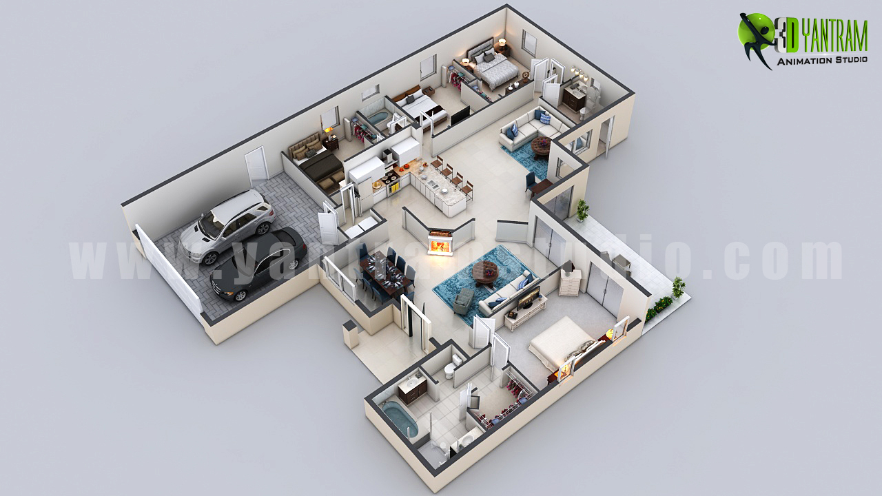 3D virtual Floor Plan Design by Architectural Design Studio – Fort ...