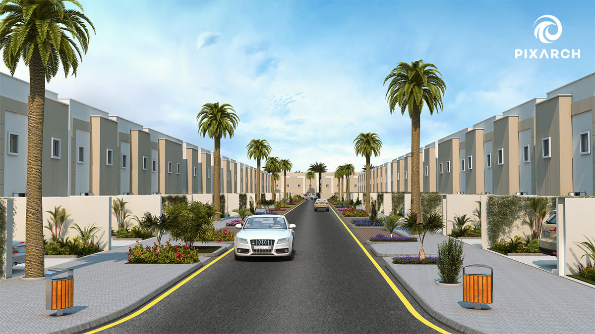 Al Ghafoor Grande City Surjani Visualized by Pixarch by Pixarch 3D ...