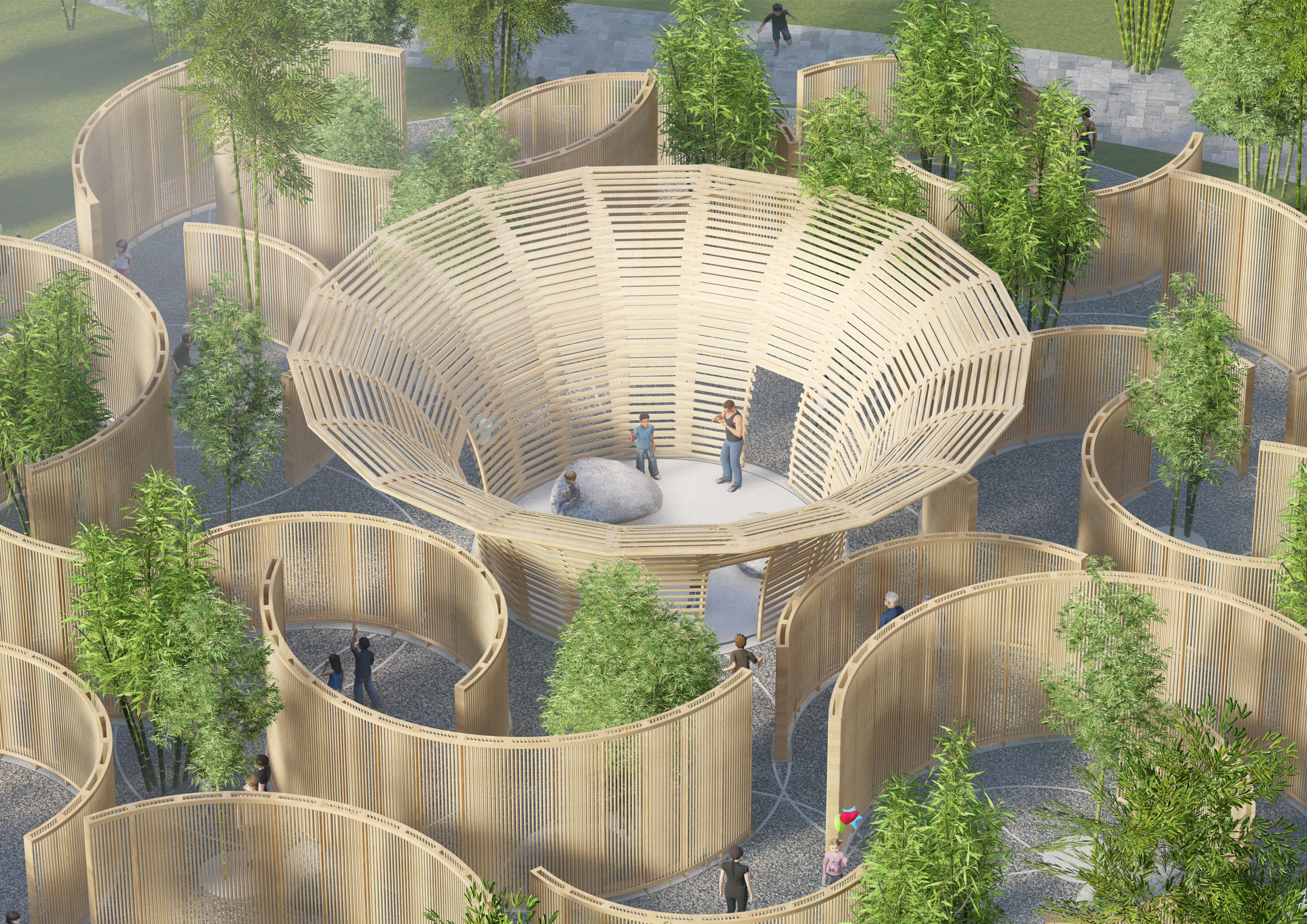 The Maze of Bamboo Screens by Yunchao Xu Atelier Apeiron - Architizer