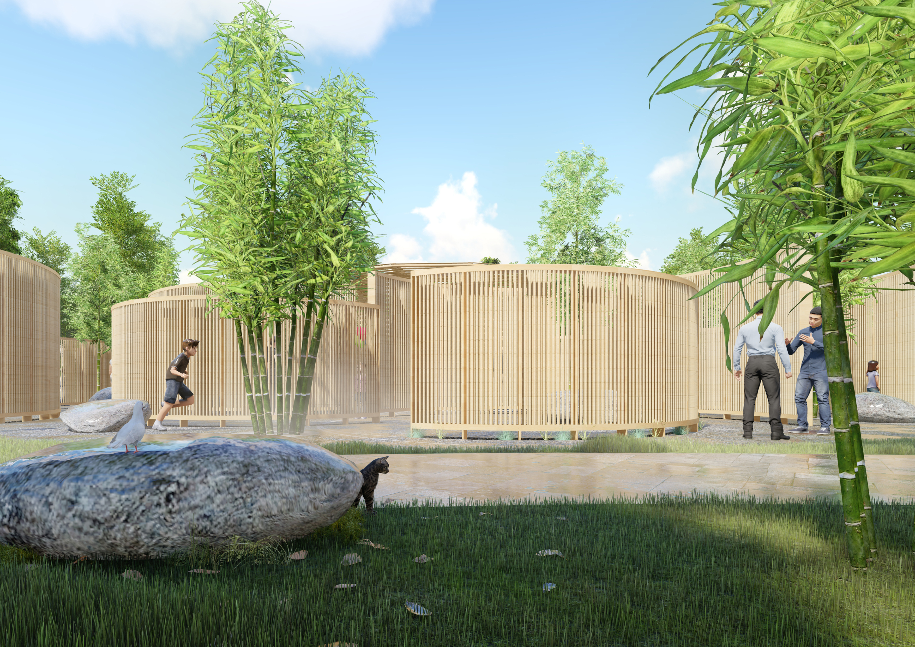 The Maze of Bamboo Screens by Yunchao Xu Atelier Apeiron - Architizer