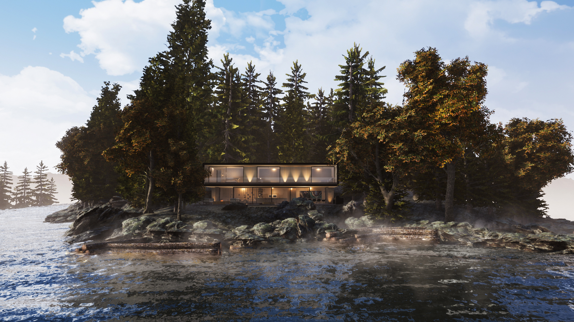 Shelter Island House (Design Concept Phase) by Evoke International ...