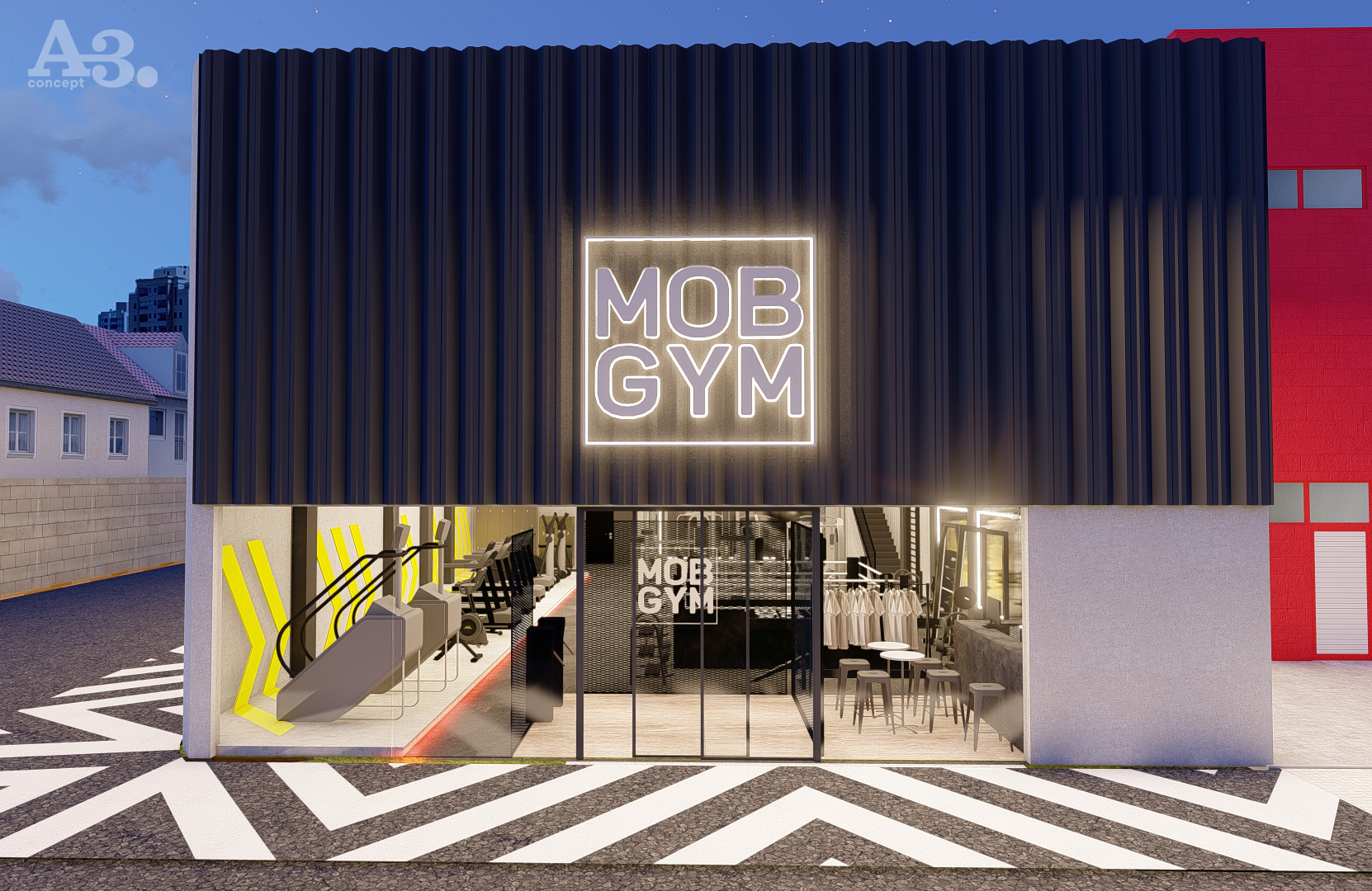 MOB GYM by A3 Concept Wellness Design - Architizer