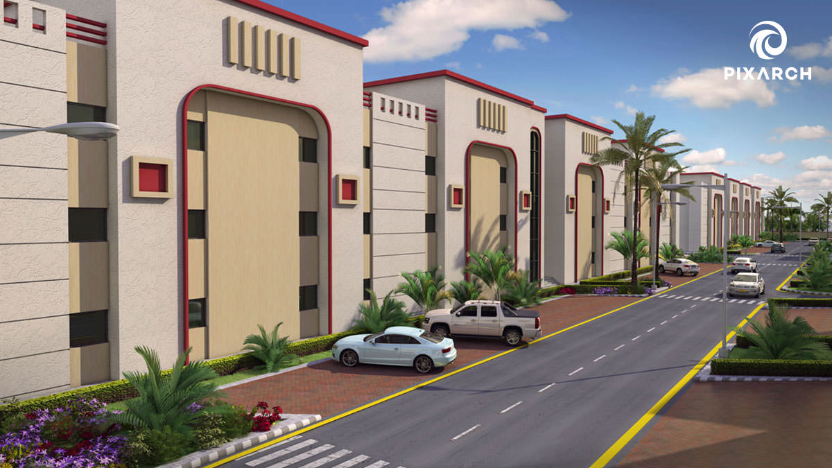 KSB City 3D Architectural Visualization by Pixarch by Pixarch 3D ...