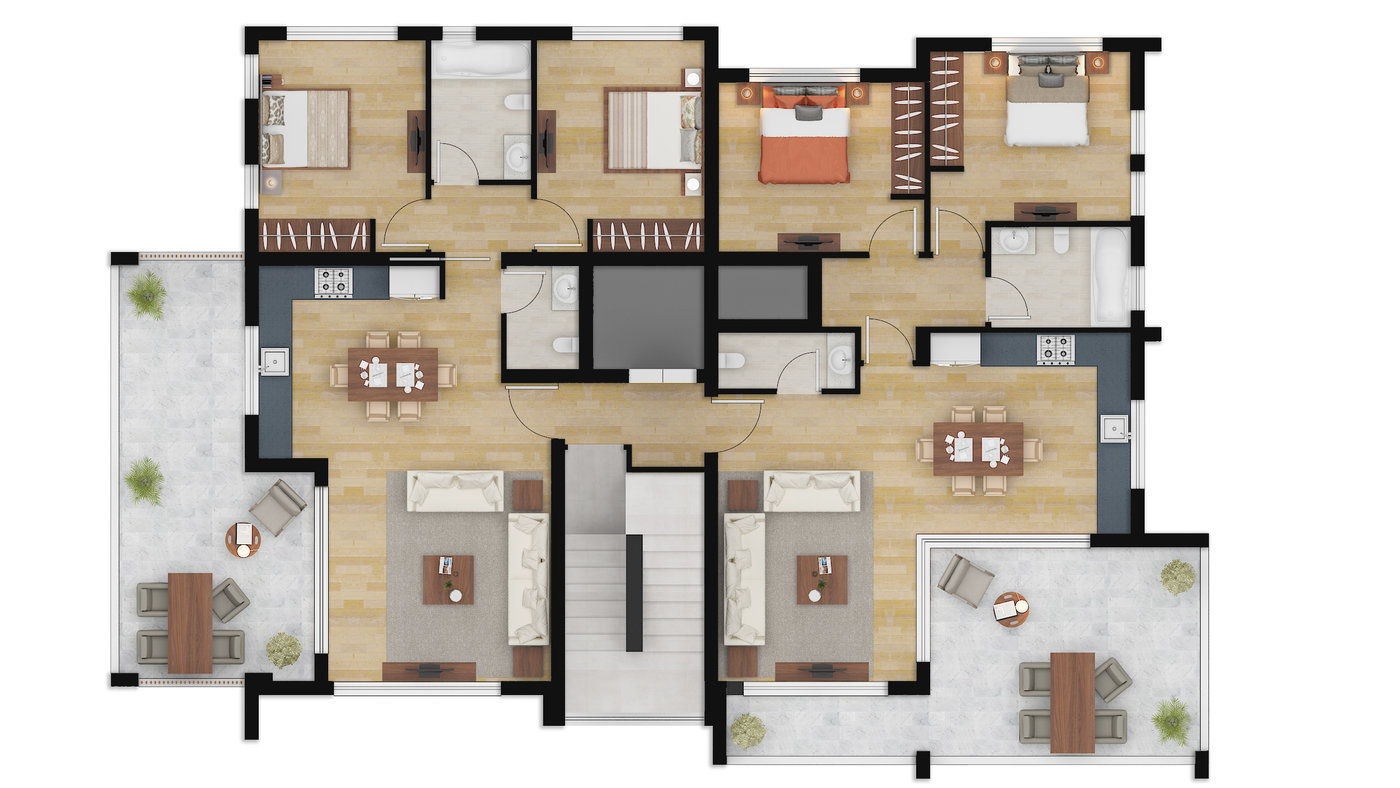 3d Architect Floor Plan Remdering by JS Engineering - Architectural ...