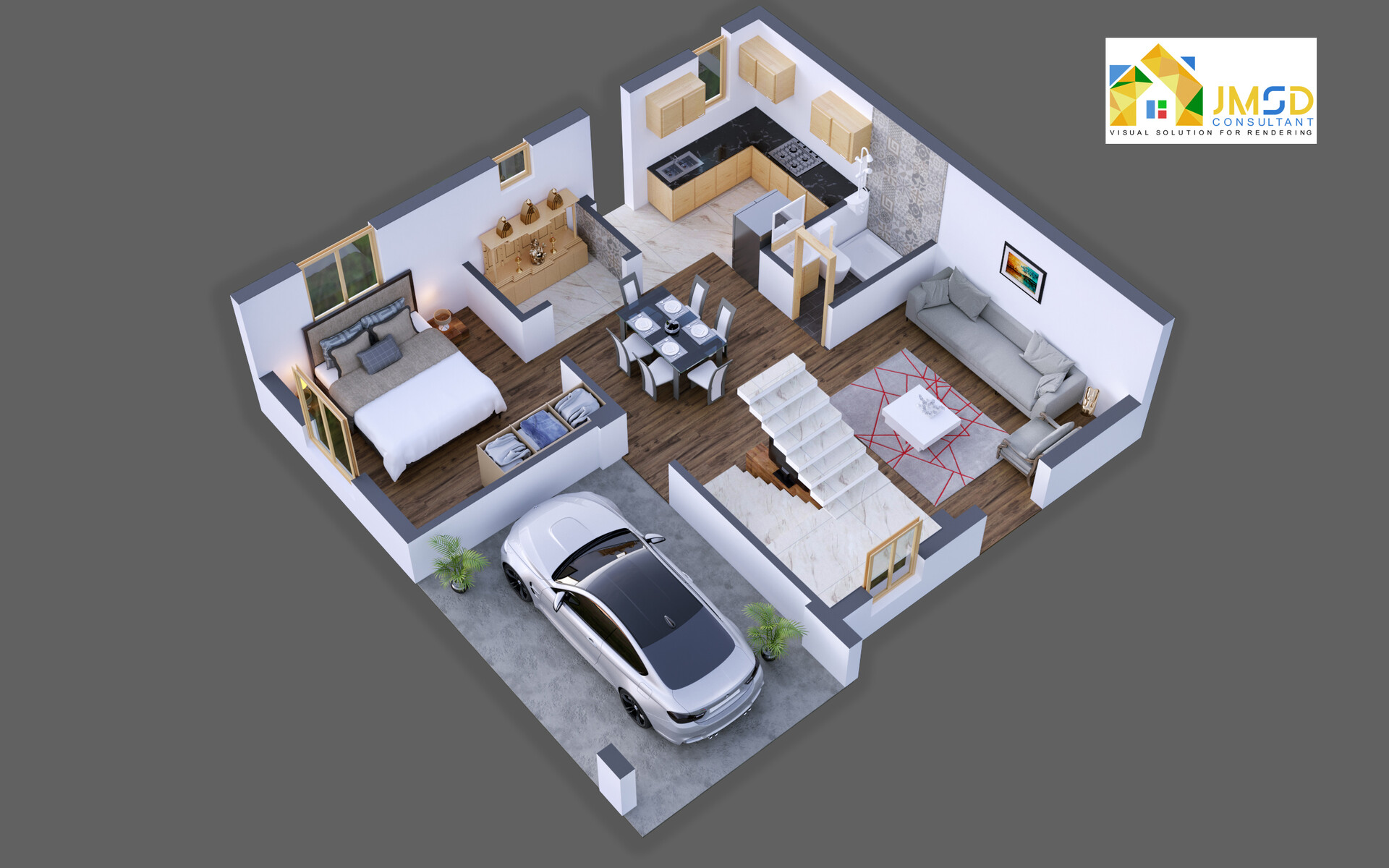 3d Architect Floor Plan Remdering by JS Engineering - Architectural ...