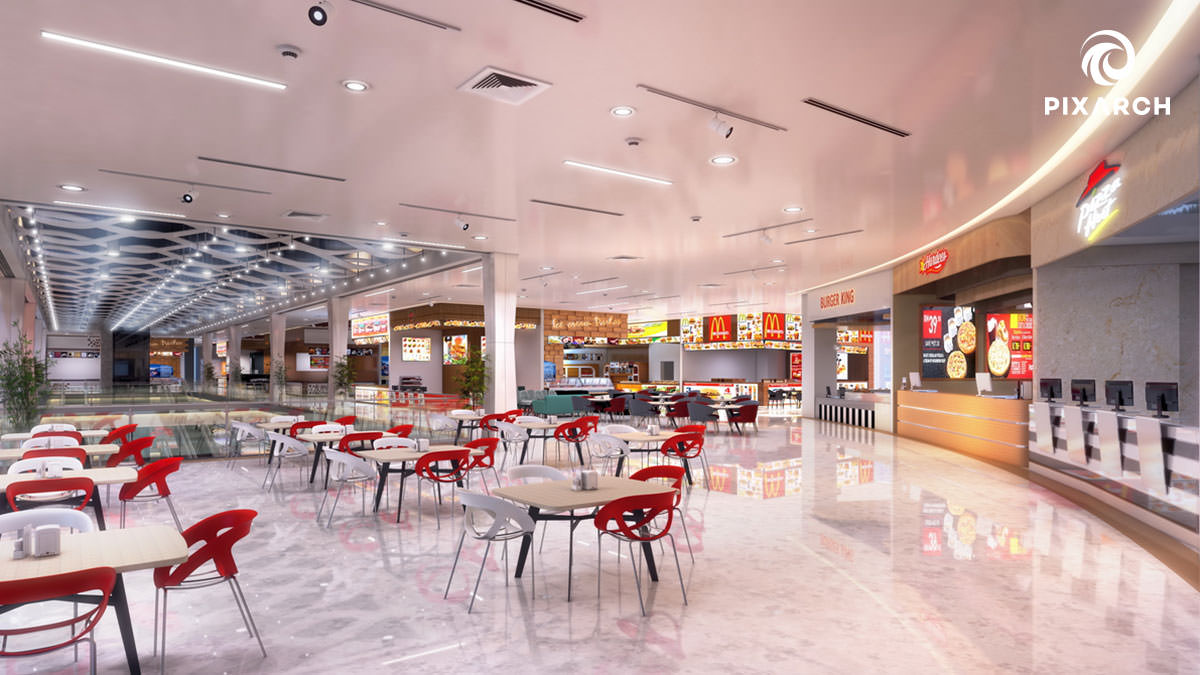 Axis Mall & Apartments Visualized by Pixarch by Pixarch 3D ...