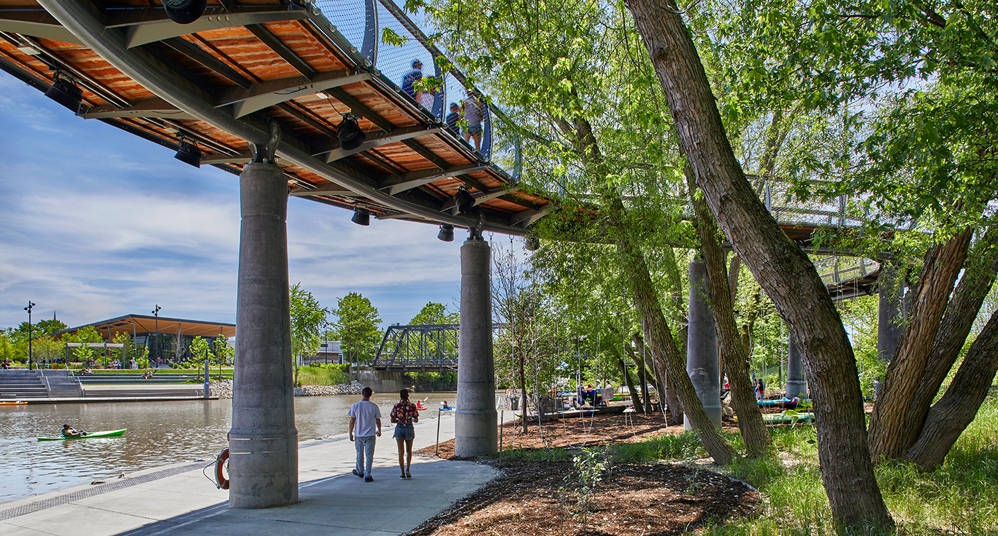 Idea 3287548: Riverfront Fort Wayne by Lamar Johnson Collaborative in ...