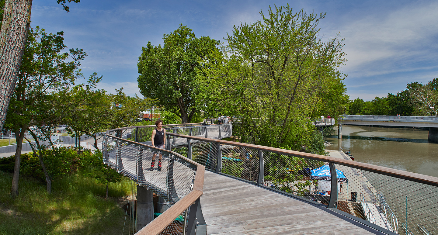 Idea 3287547: Riverfront Fort Wayne by Lamar Johnson Collaborative in ...