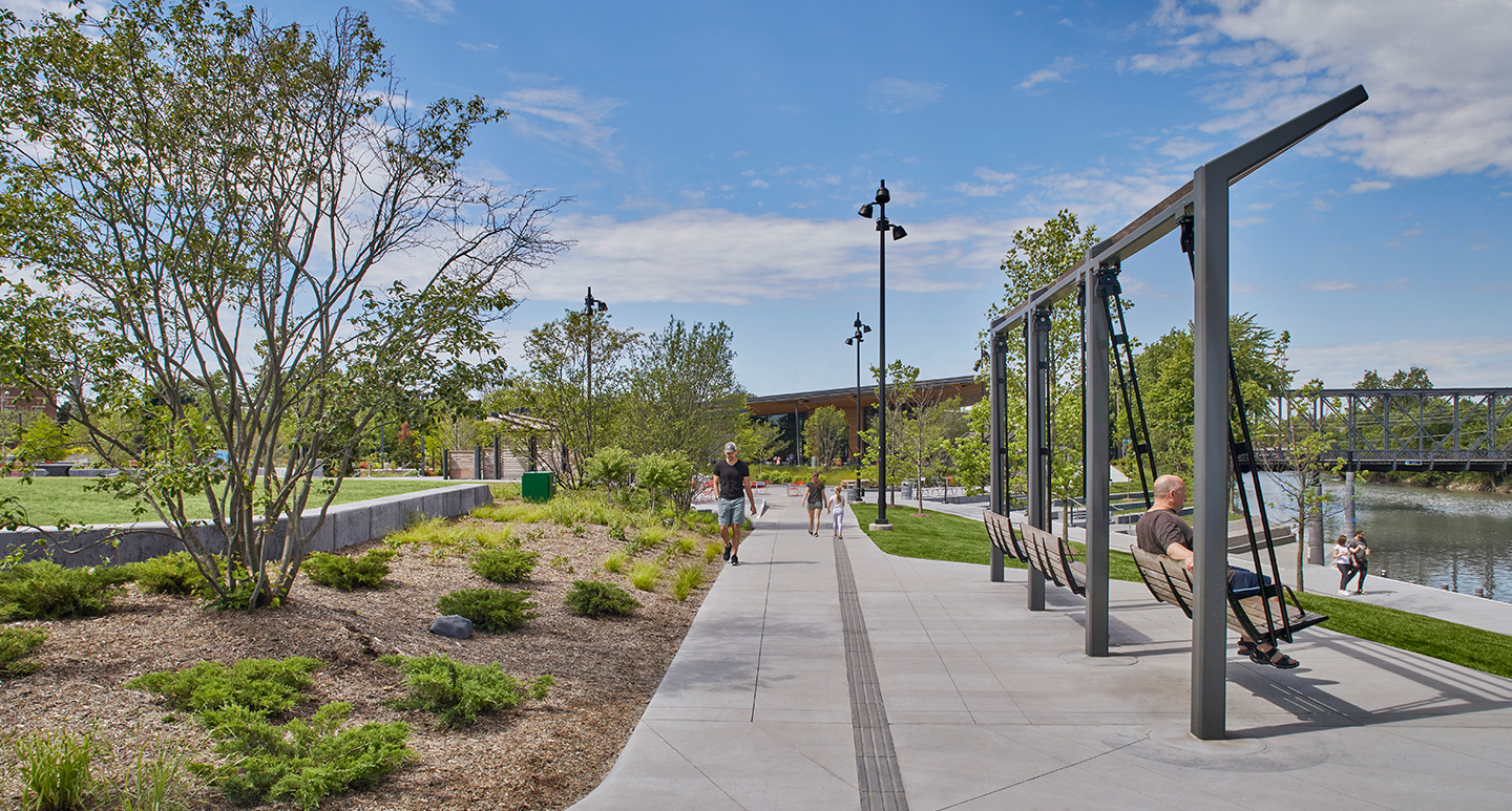 Idea 3287549: Riverfront Fort Wayne by Lamar Johnson Collaborative in ...