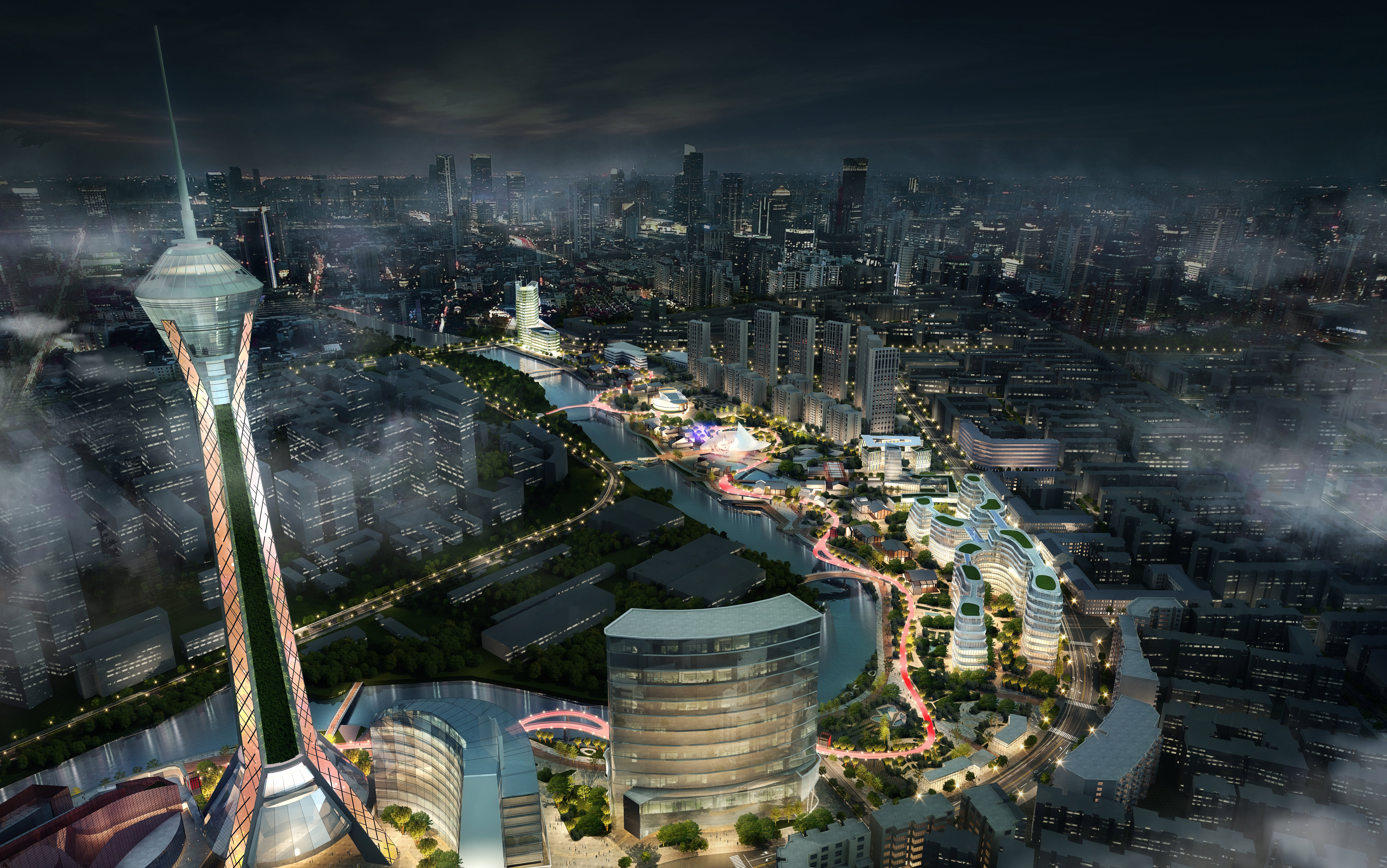 Mengzhuiwan Urban Regeneration Masterplan by LWK + PARTNERS - Architizer