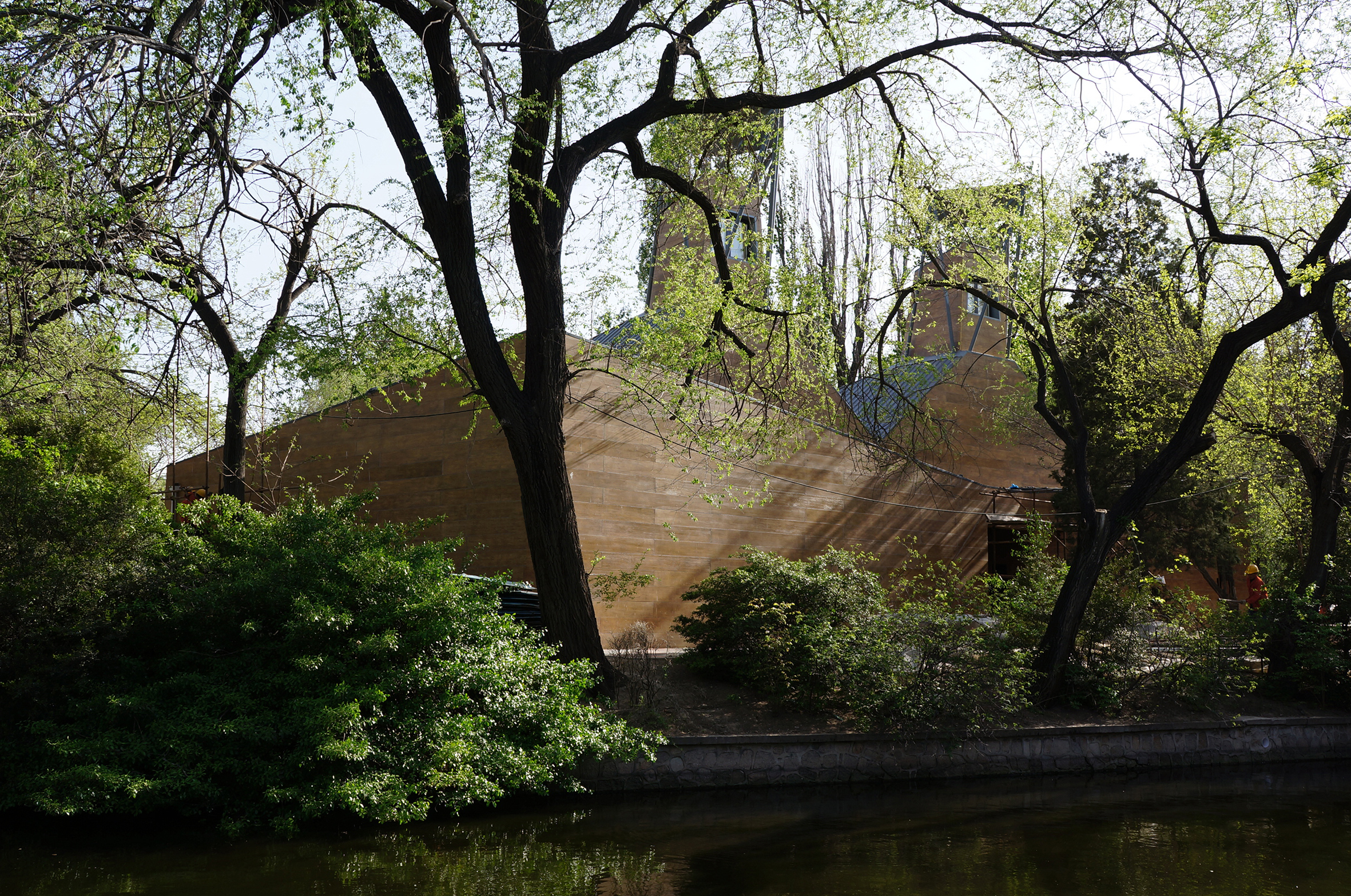 Waterfowl pavilion of Beijing Zoo by SUP Atelier of THAD - Architizer