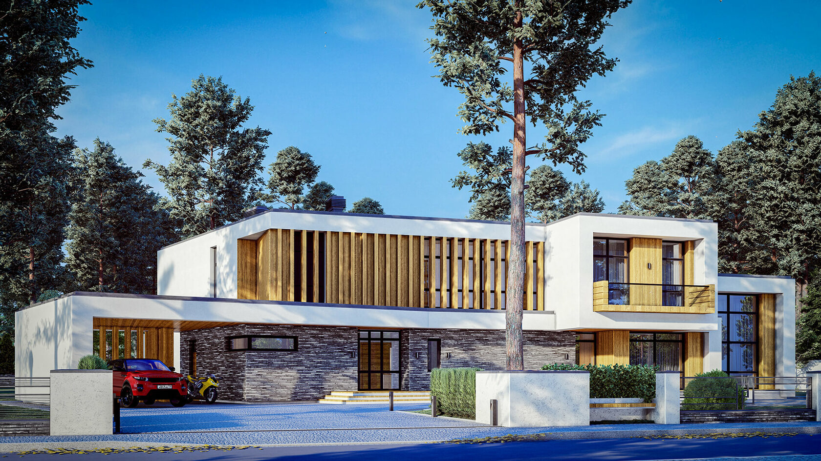 MODERN HIGH-TECH INDIVIDUAL HOUSE by Wizhevsky Architect - Architizer